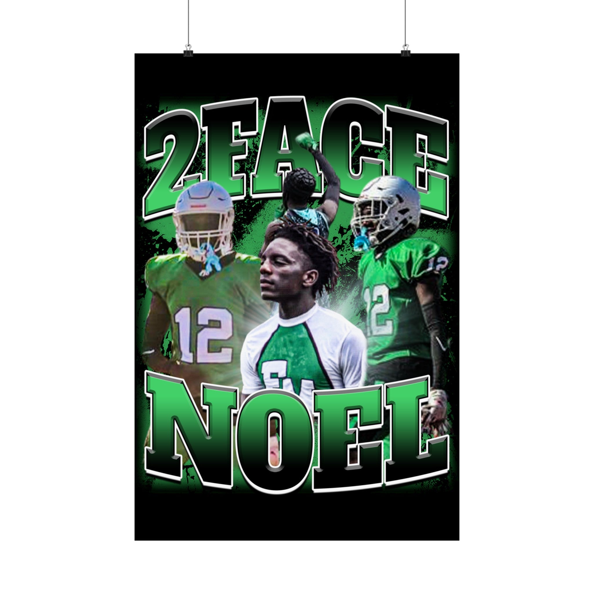 2Face Noel Poster 24" x 36" – Hometown Hero