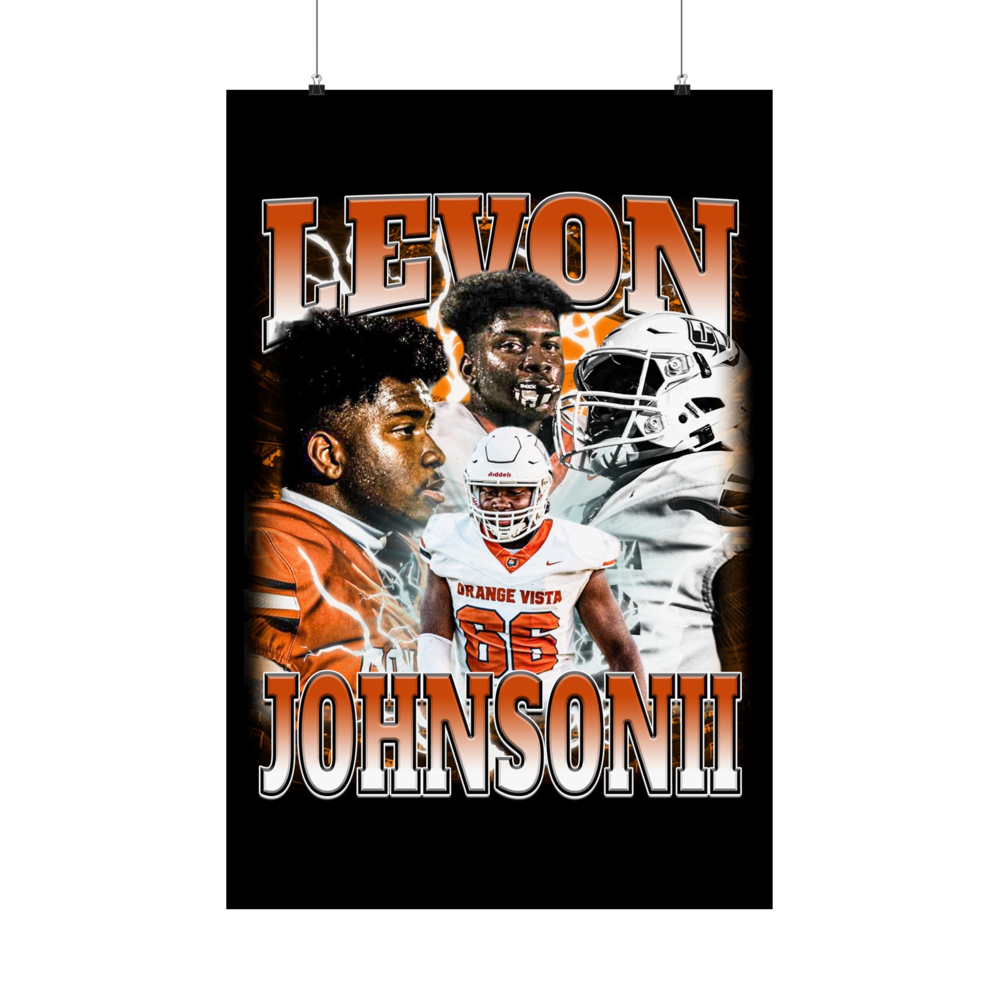 Levon Johnsonll Poster 24" x 36" – Hometown Hero