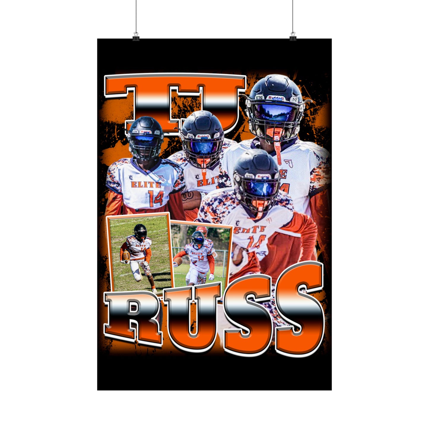 TJ Russ Poster 24" x 36" – Hometown Hero