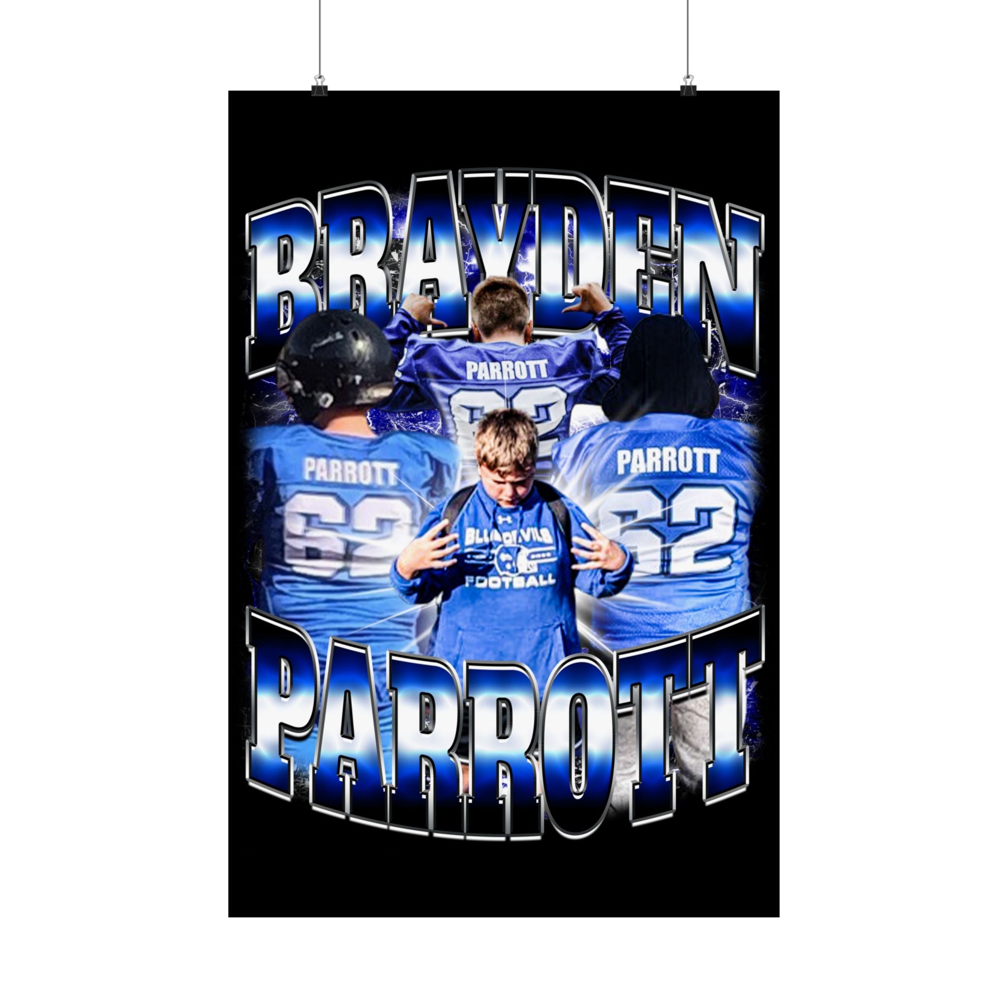 Brayden Parrott Poster 24" x 36" – Hometown Hero