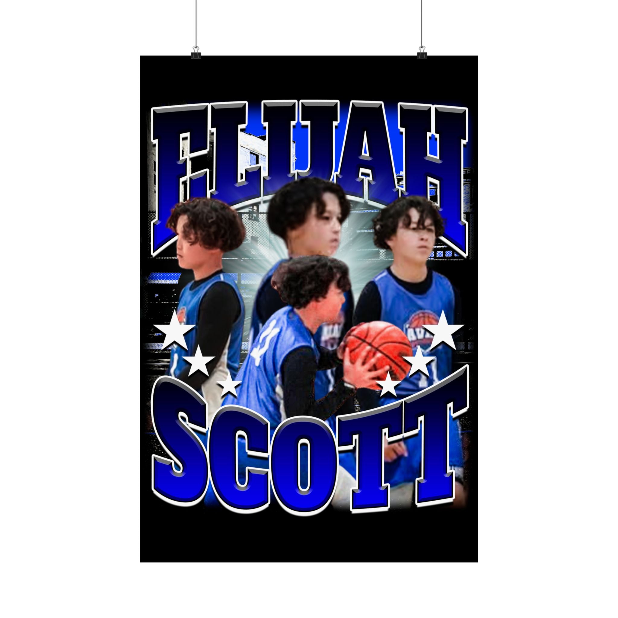 Elijah Scott Poster 24" x 36" – Hometown Hero