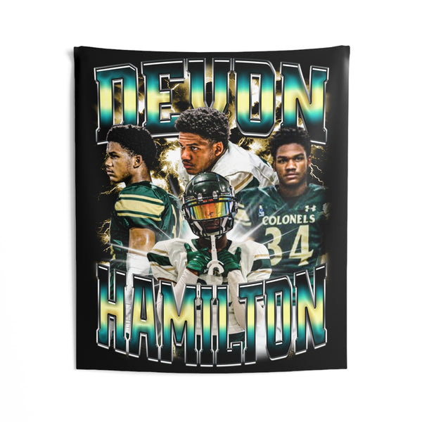 Devon Hamilton Tapestry 50” x 60” – Hometown Hero