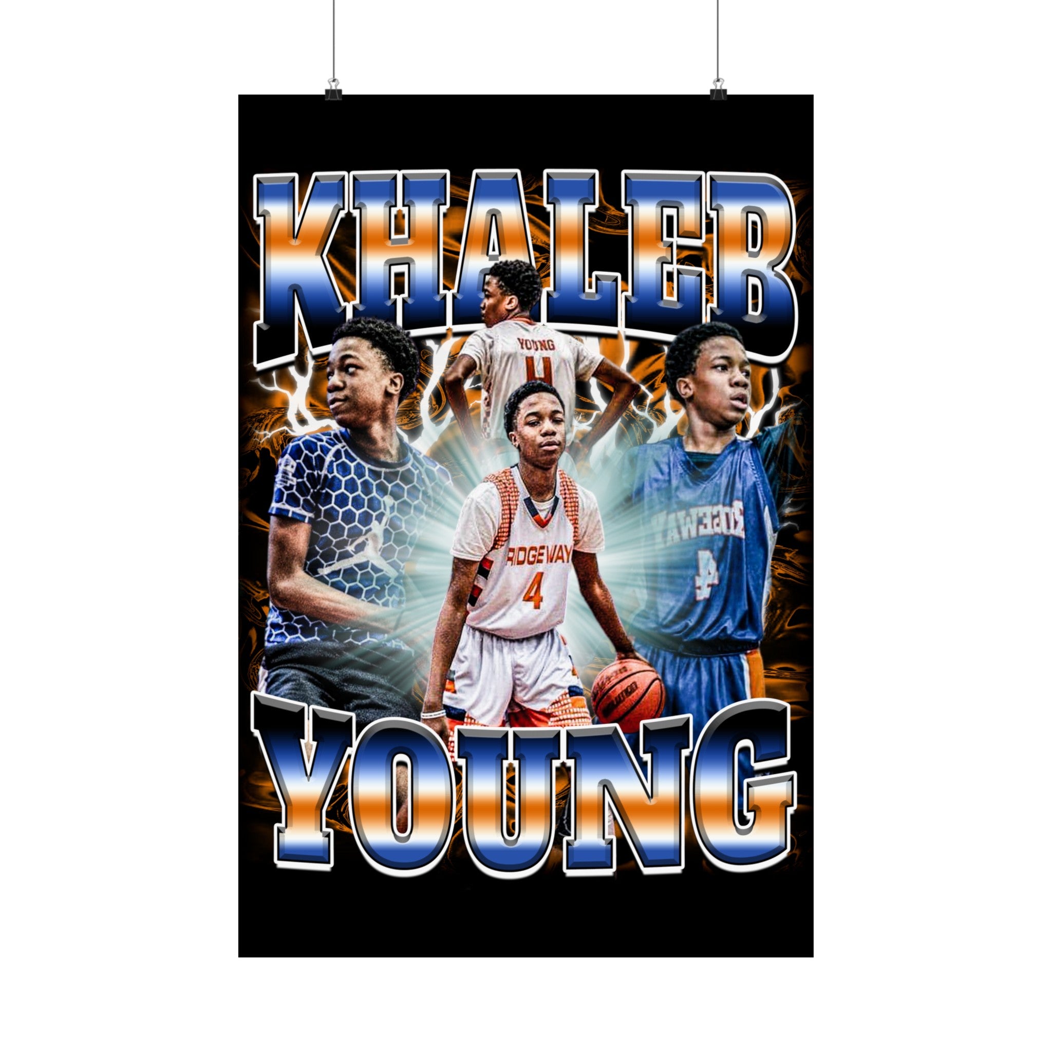 Khaleb Young Poster 24" x 36" – Hometown Hero