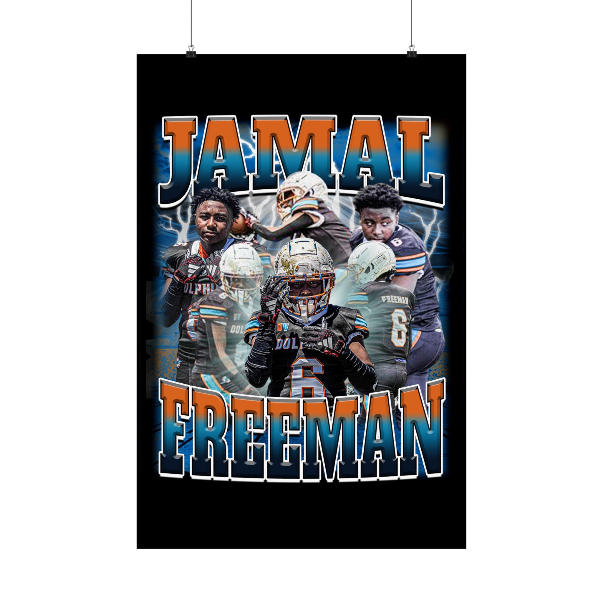 Jamal Freeman Poster 24" x 36" – Hometown Hero
