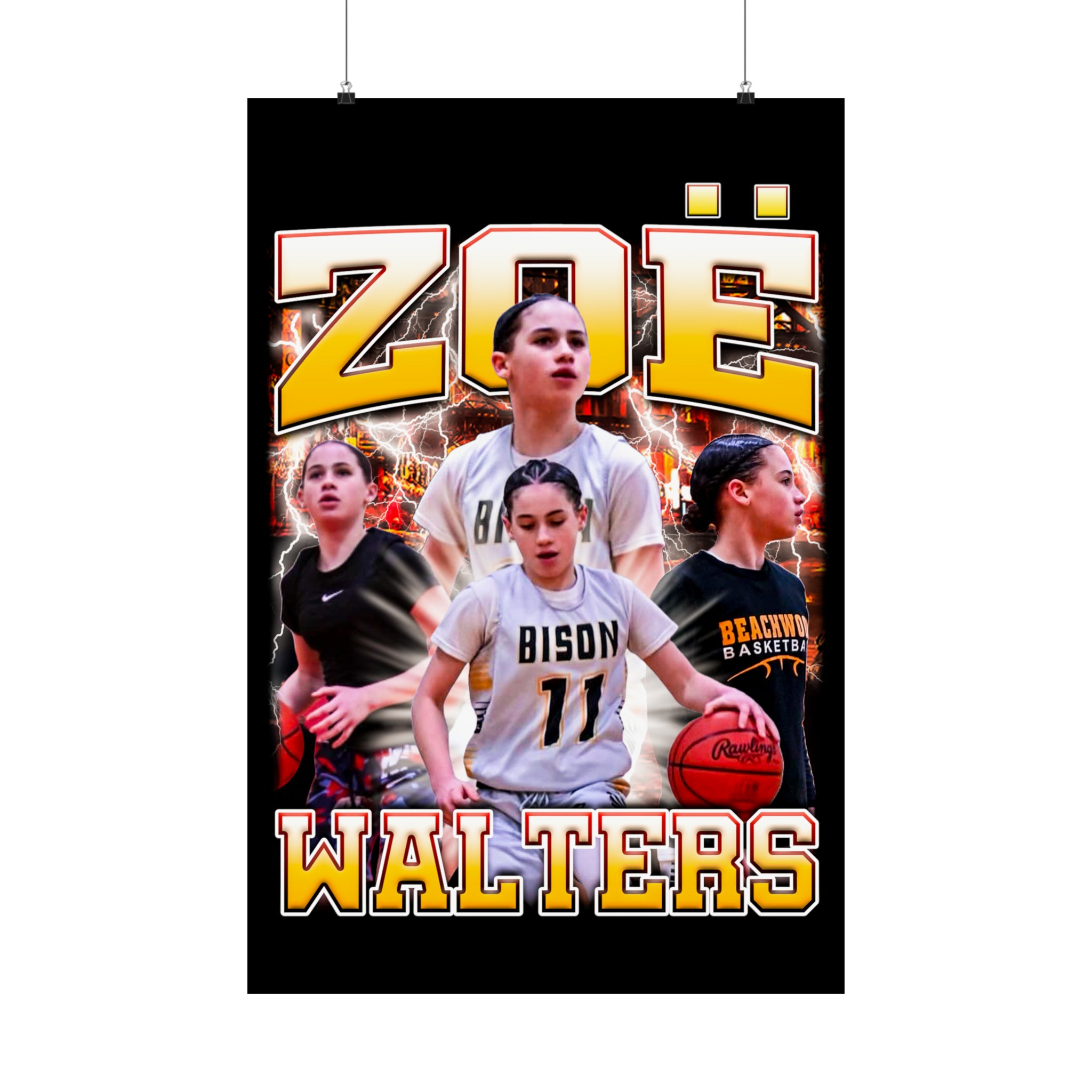 Zoë Walters Poster – Hometown Hero