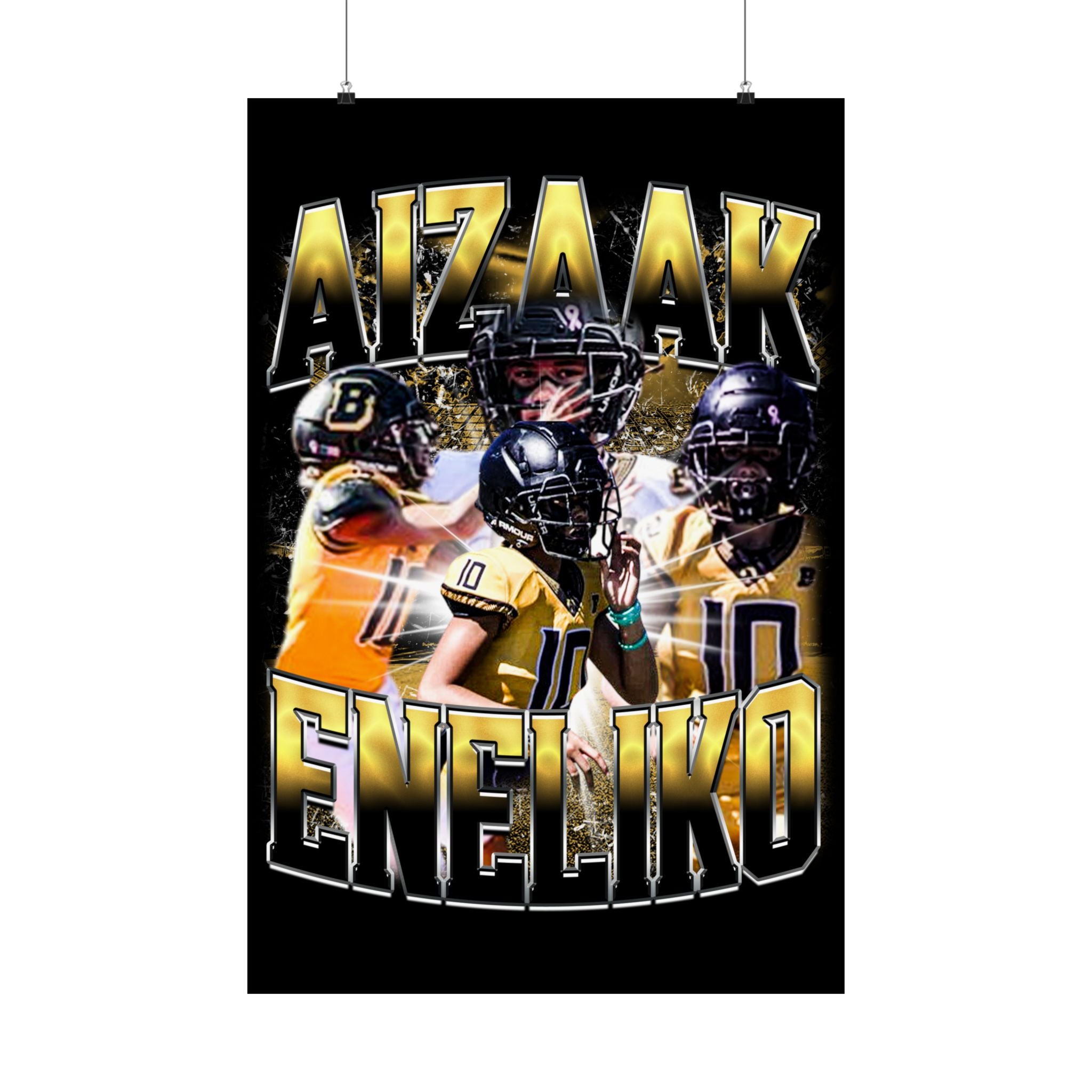 Aizaak Eneliko Poster 24" x 36" – Hometown Hero