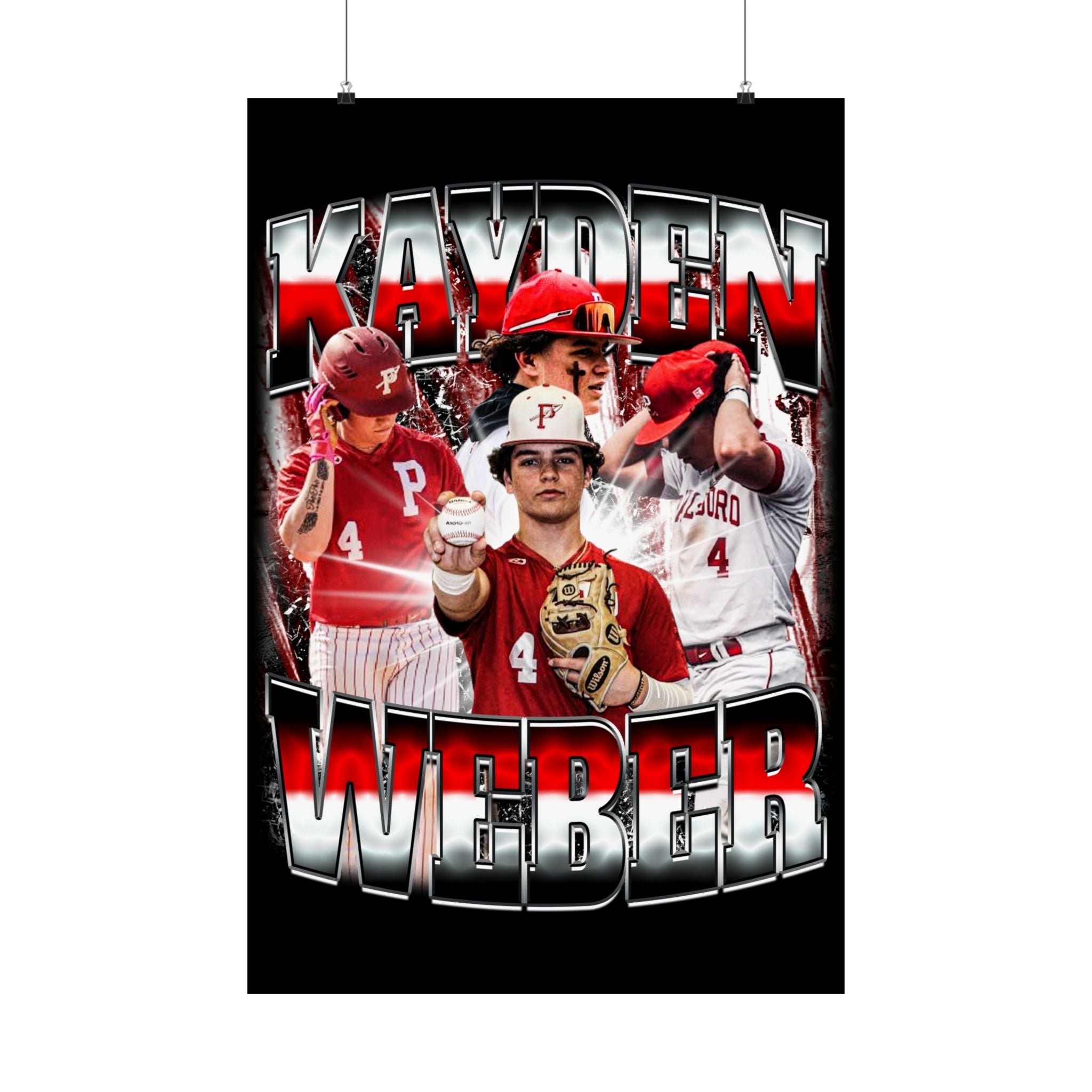Kayden Weber Poster 24" x 36" – Hometown Hero