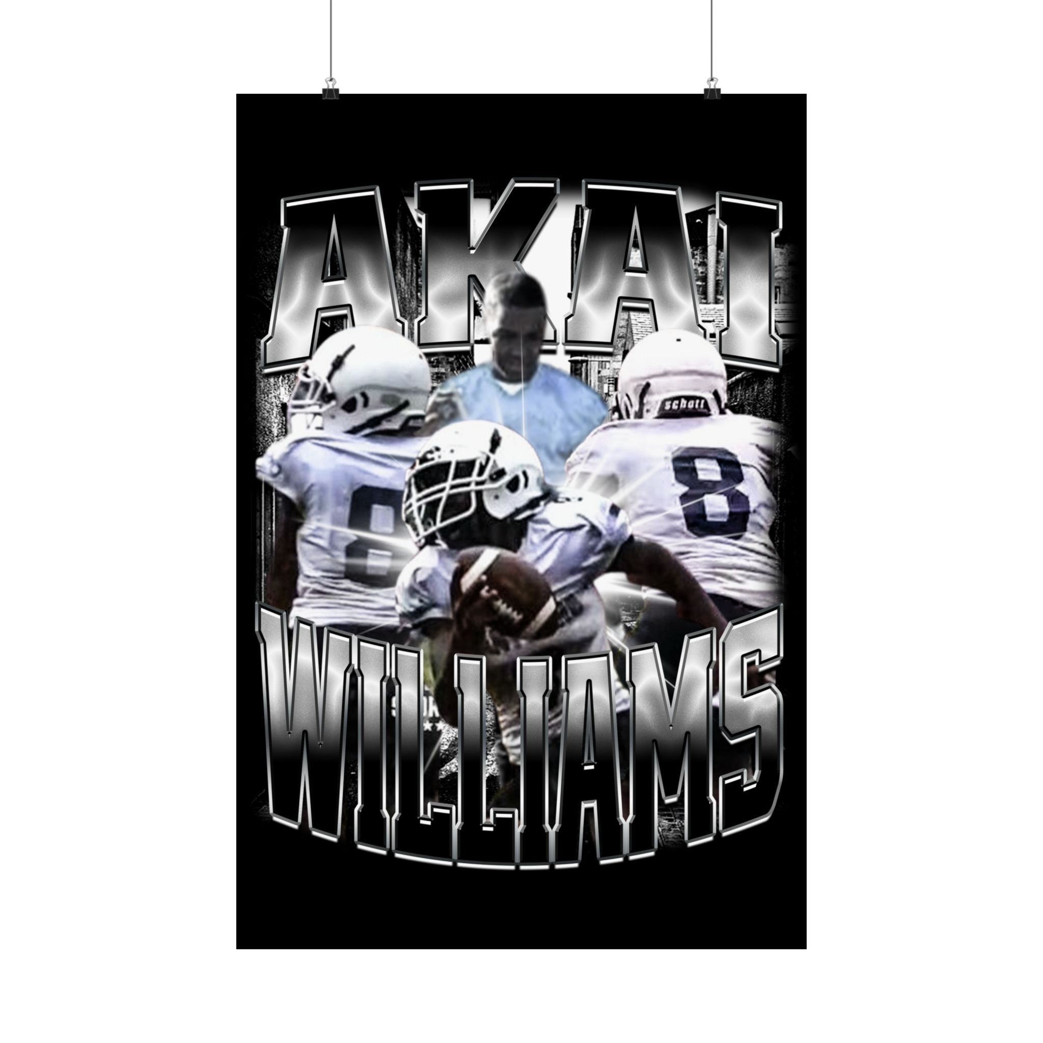 Akai Williams Poster 24" x 36" – Hometown Hero