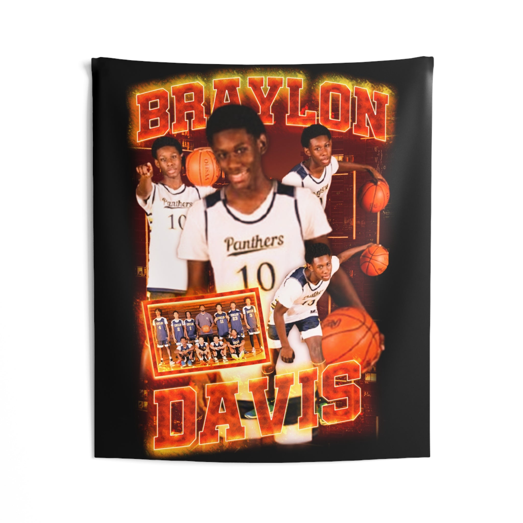 Braylon Davis Tapestry 50” x 60” – Hometown Hero