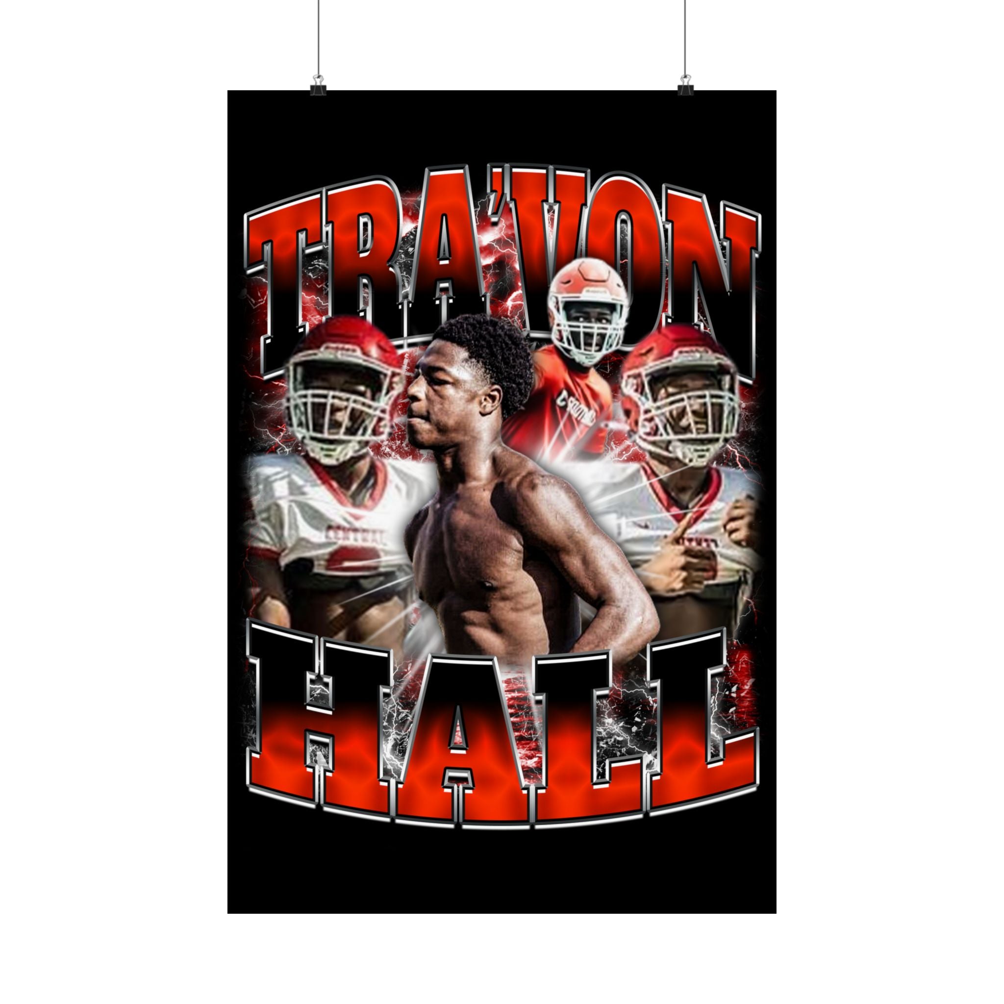 Tra'von Hall Poster 24" x 36" – Hometown Hero