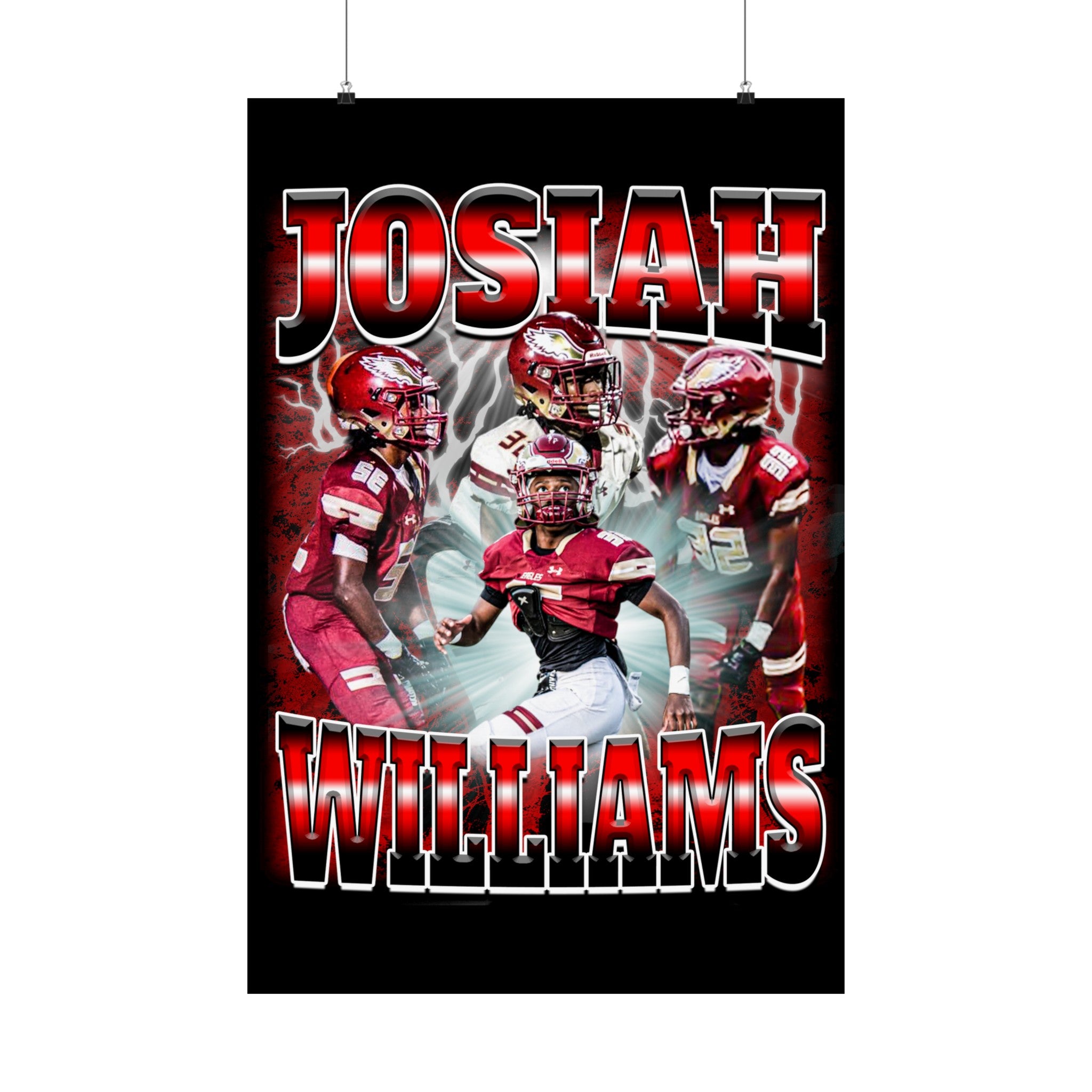 Josiah Williams Poster 24" x 36" – Hometown Hero