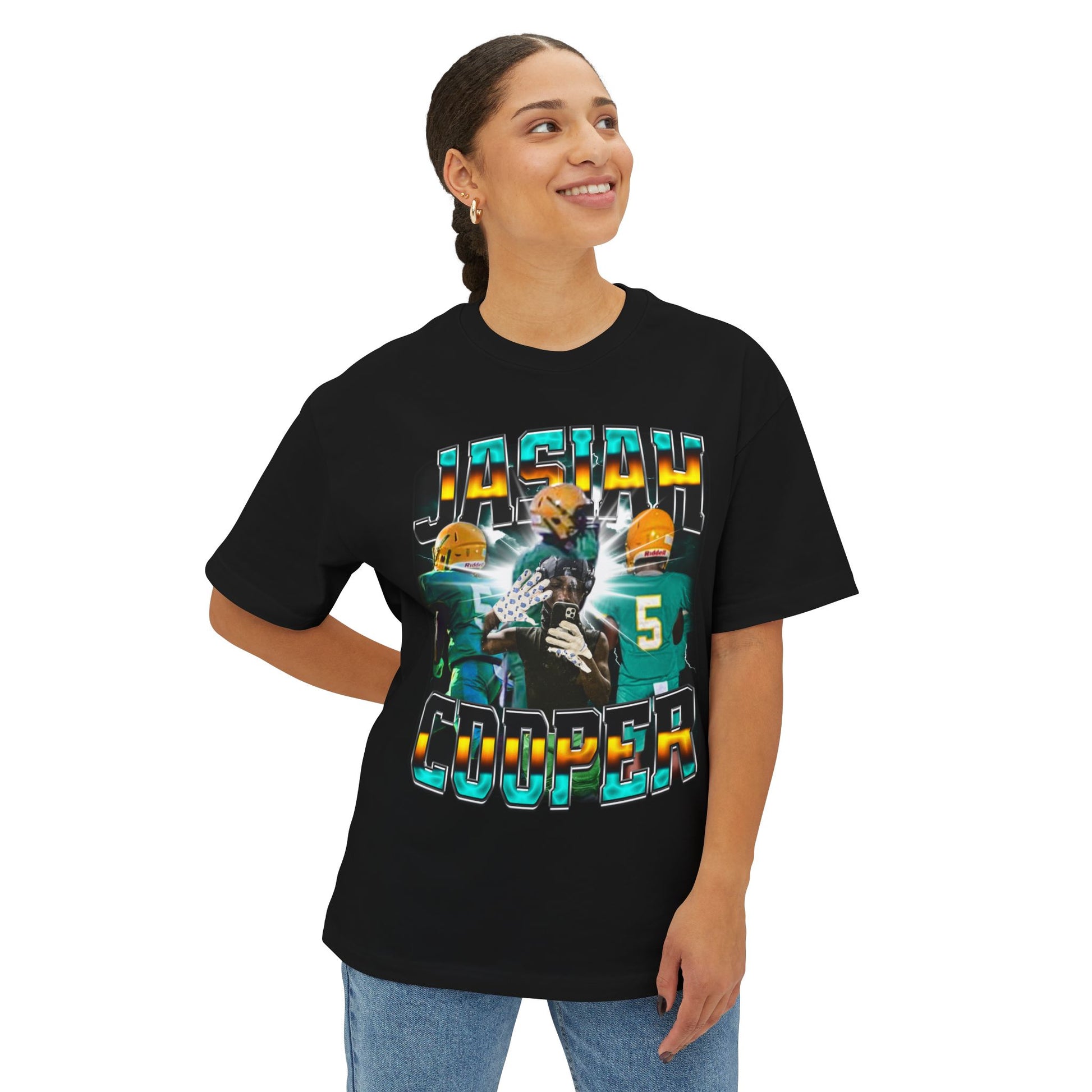 Jasiah Cooper Oversized Vintage Tee – Hometown Hero