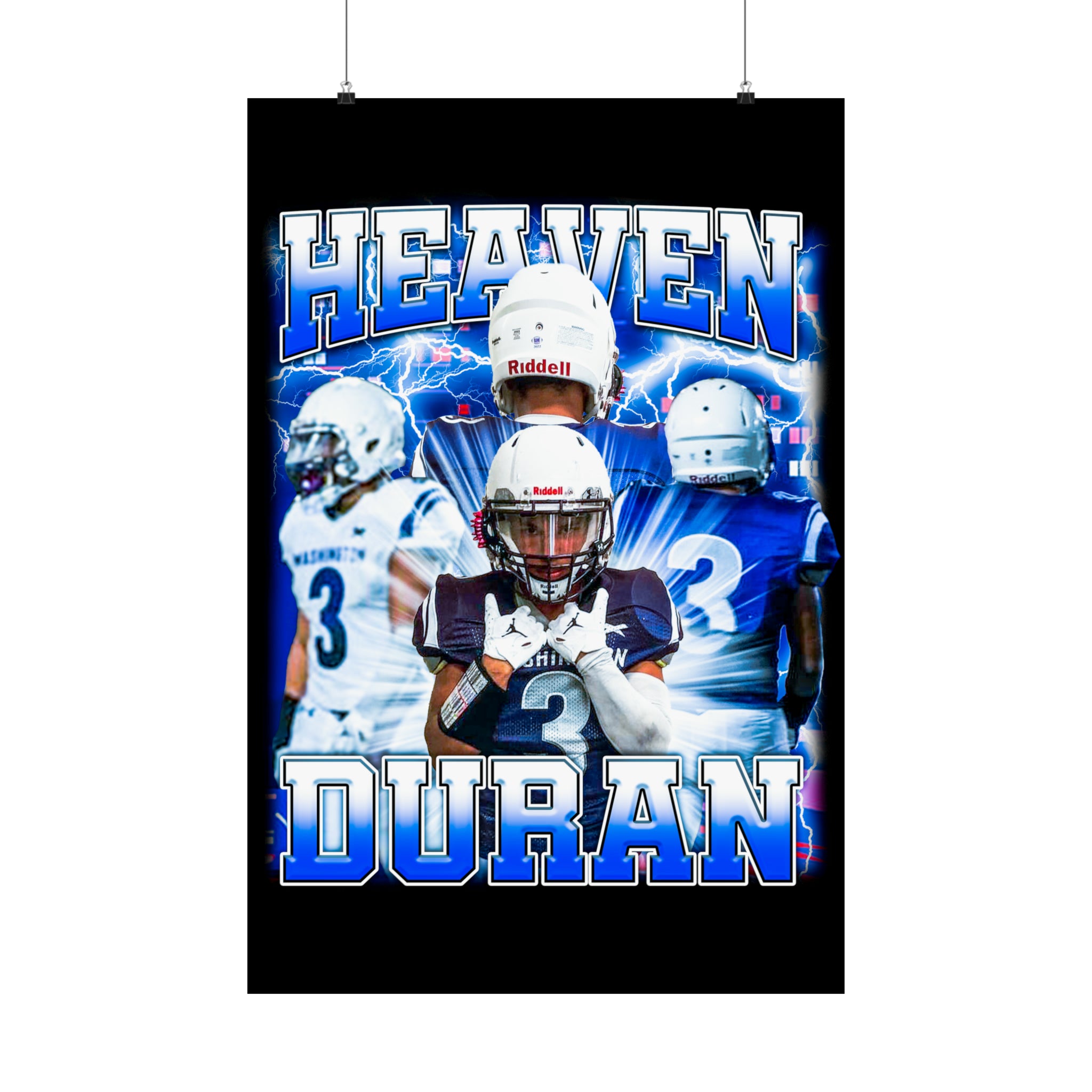 Heaven Duran Poster – Hometown Hero