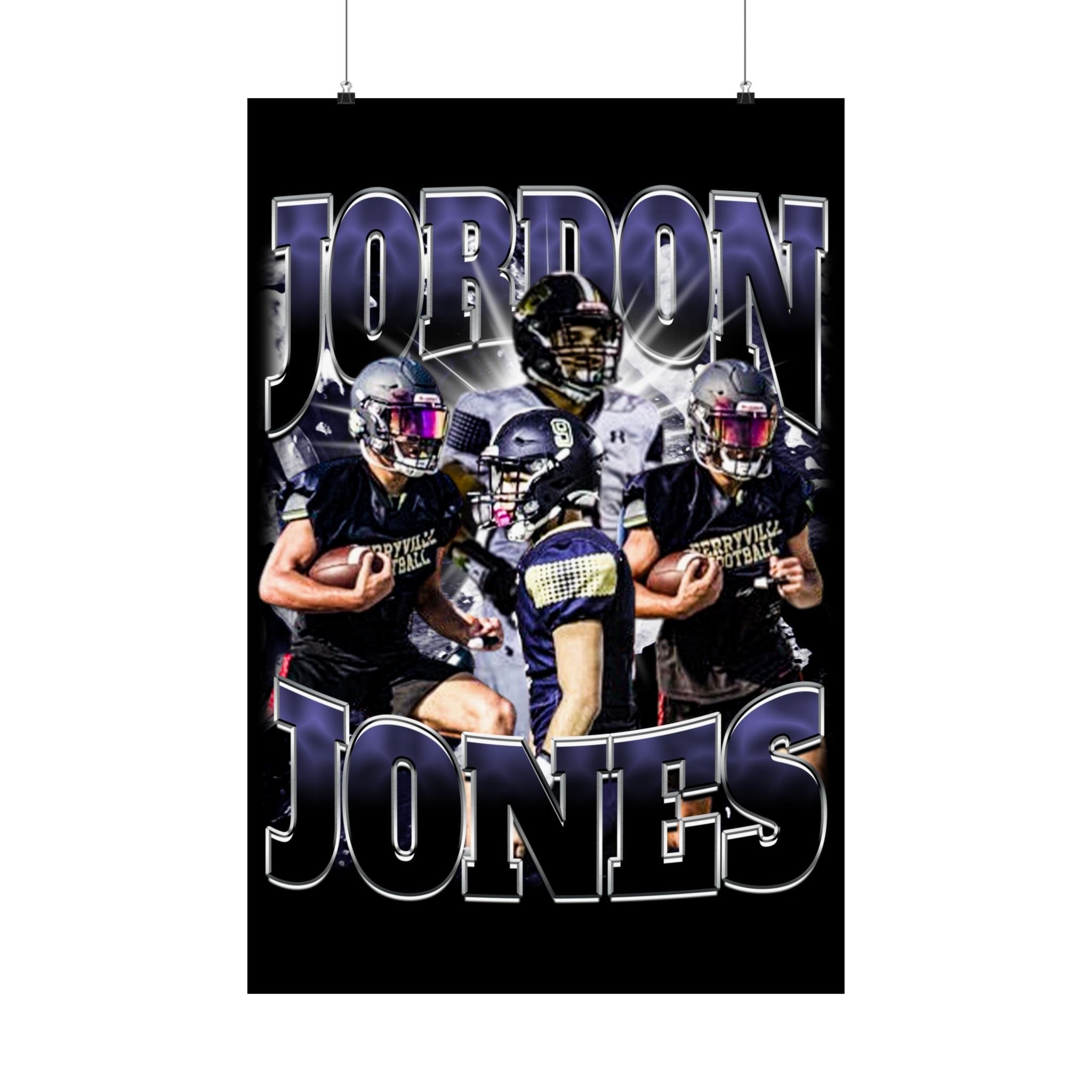 Jordon Jones Poster 24" x 36" – Hometown Hero