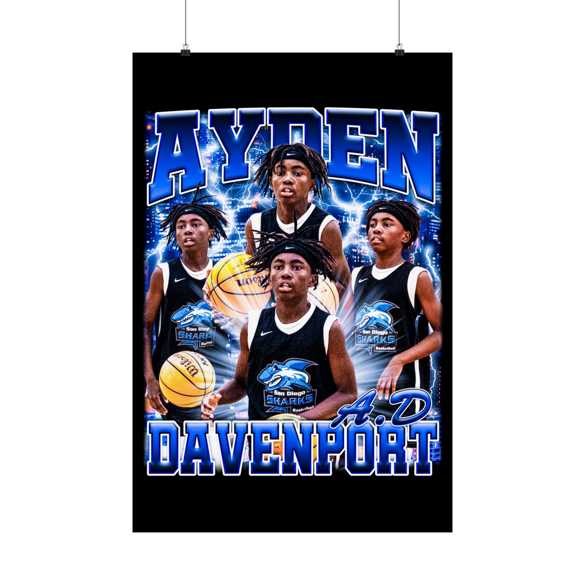 Ayden Davenport Poster 24" x 36" – Hometown Hero