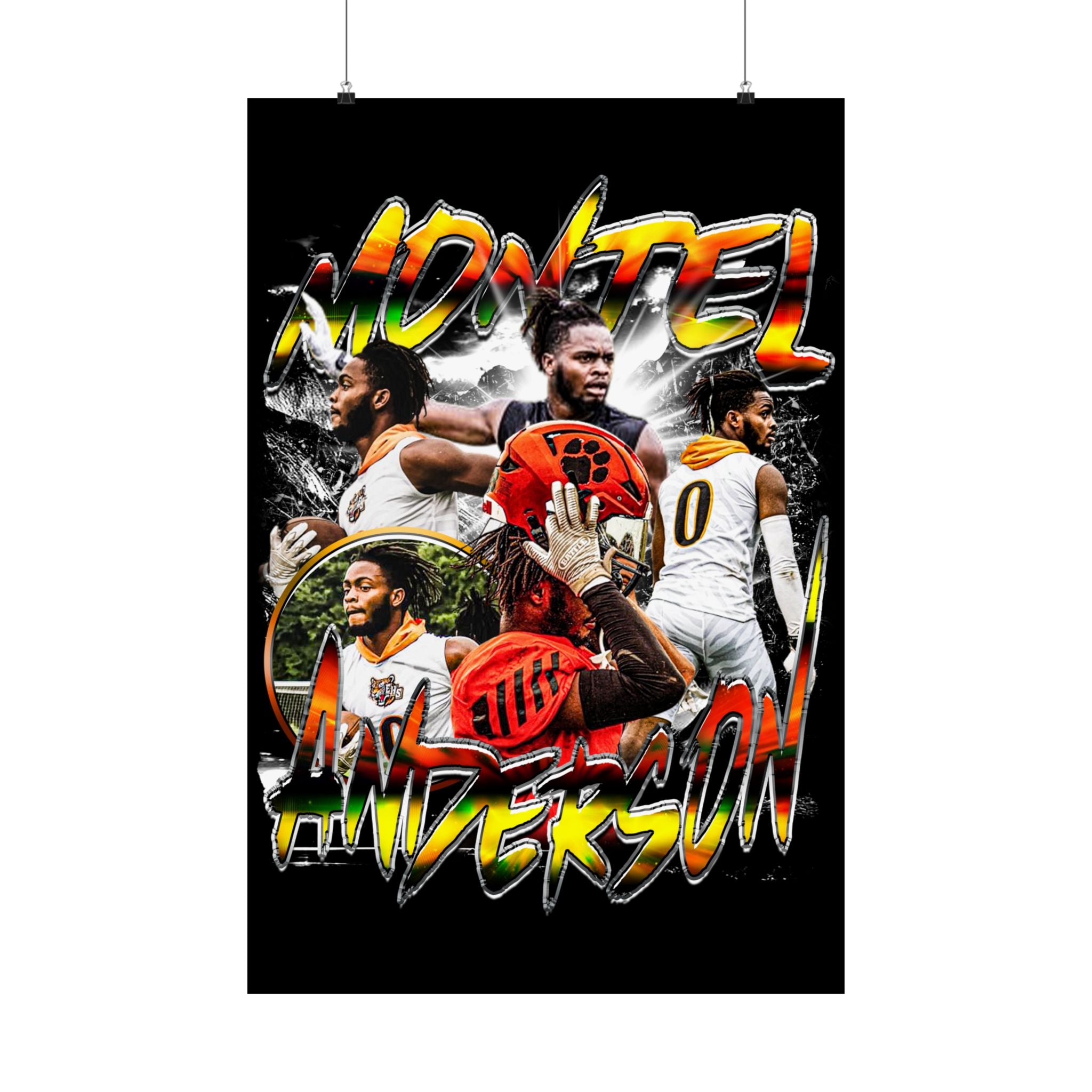 Montel Anderson Poster 24" x 36" – Hometown Hero