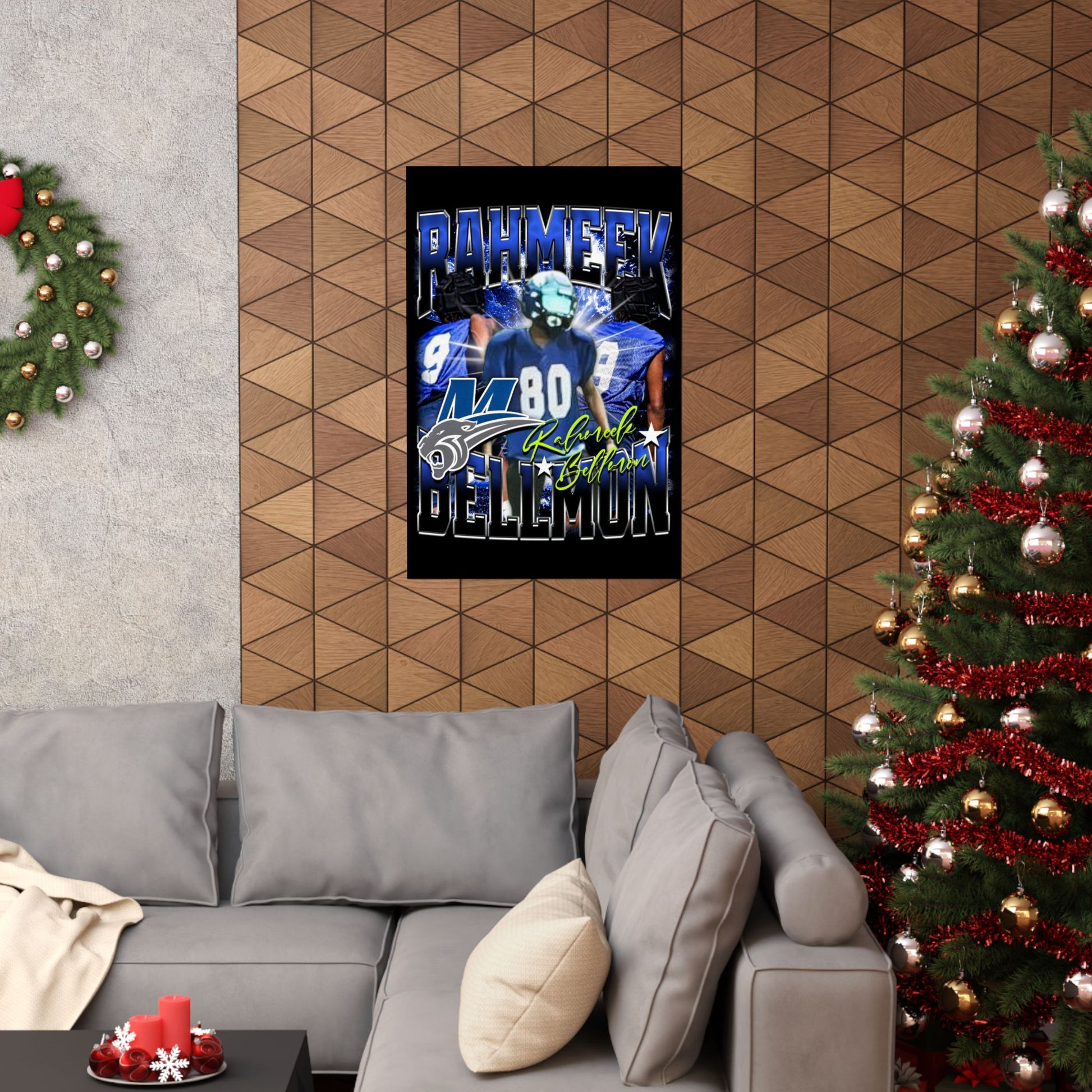 Rahmeek Bellmon Poster 24" x 36" – Hometown Hero