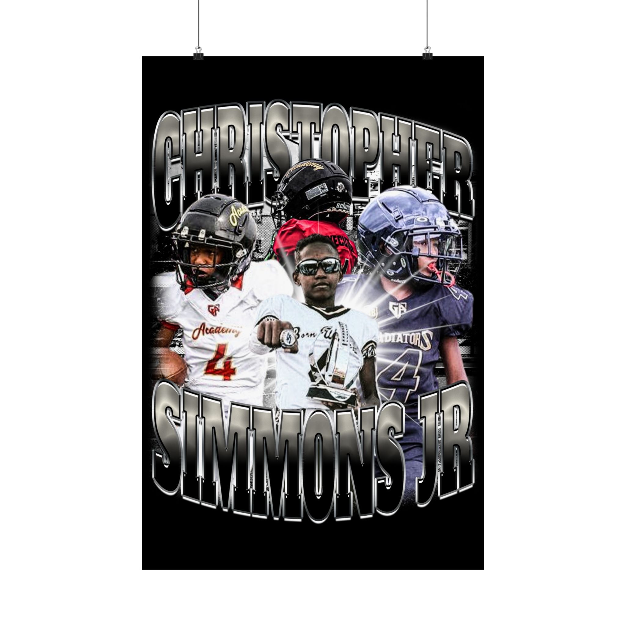 Christopher Simmons JR Poster 24" x 36" – Hometown Hero