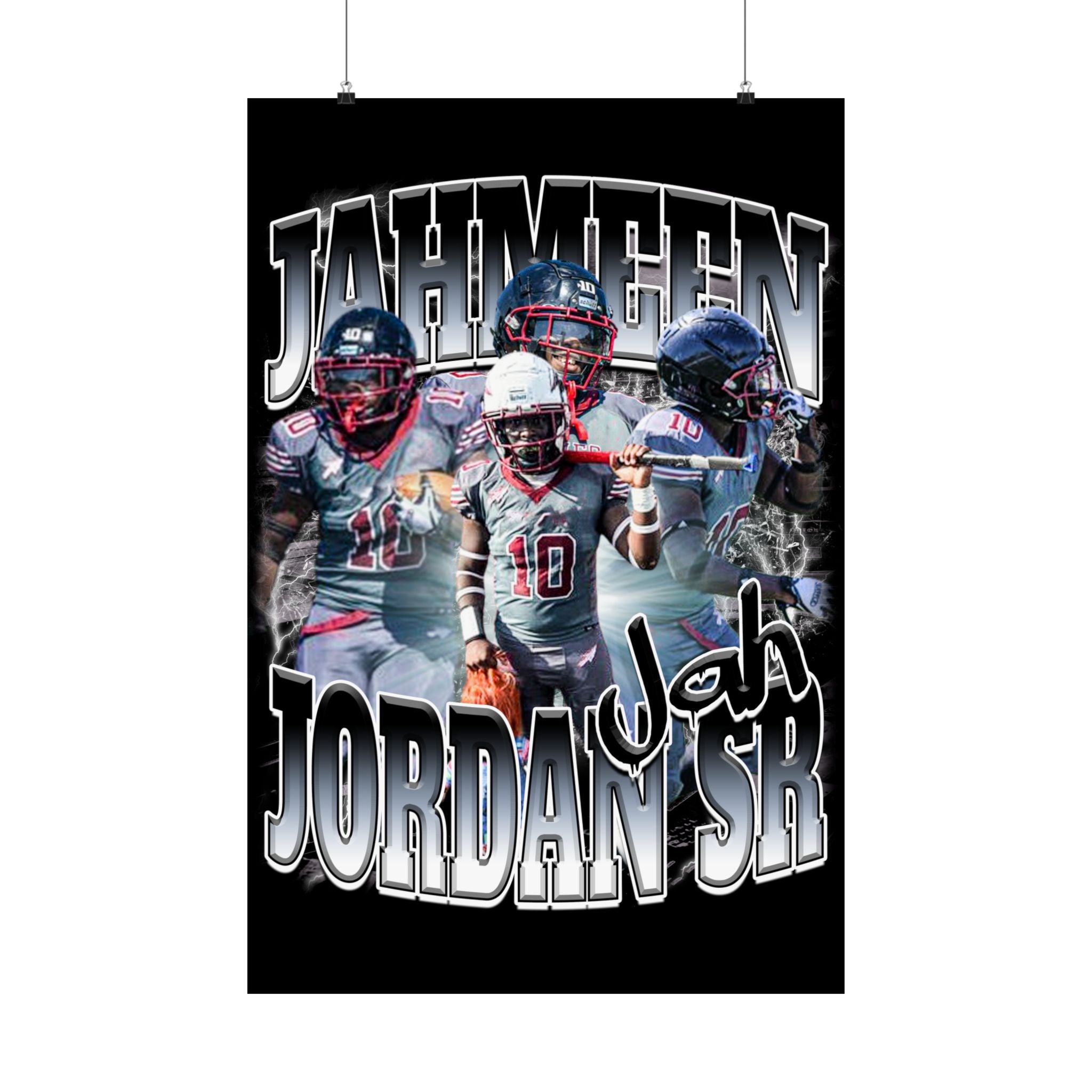 Jahmeen Jordan SR Poster 24" x 36" – Hometown Hero