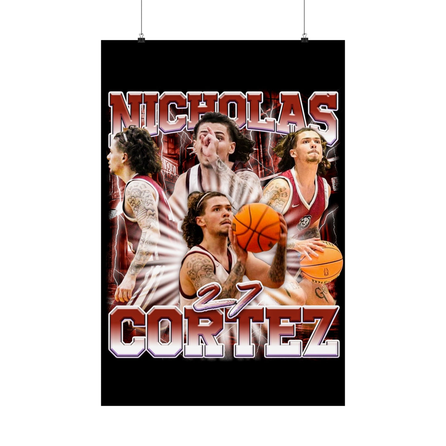 Nicholas Cortez Poster 24" x 36" – Hometown Hero