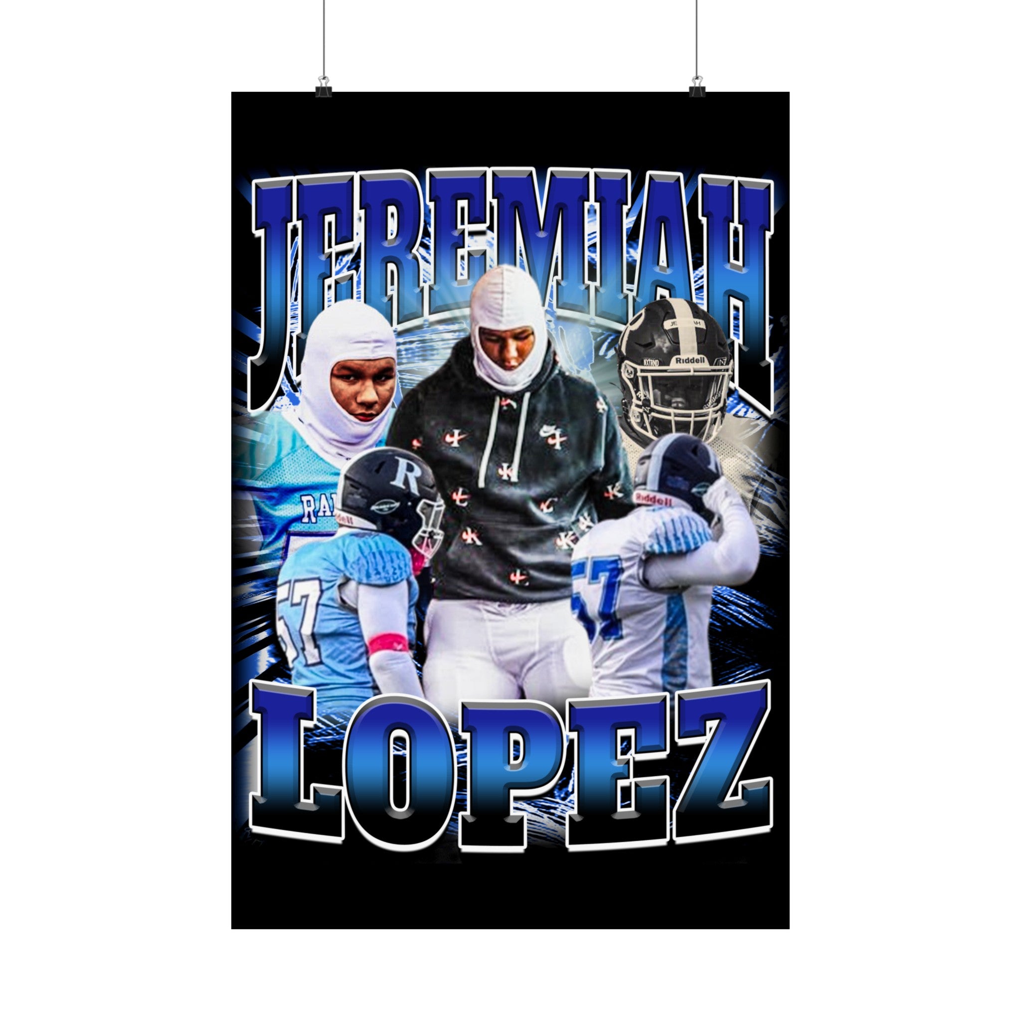 Jeremiah Lopez Poster 24" x 36" – Hometown Hero