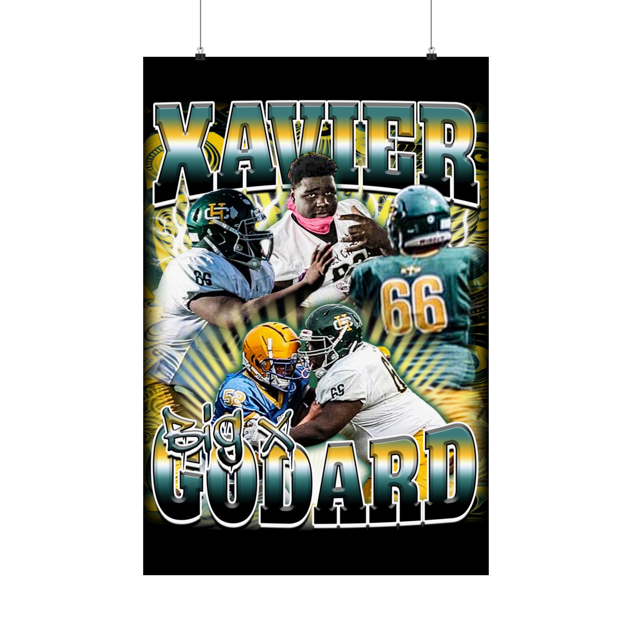 Xavier Godard Poster 24" x 36" – Hometown Hero