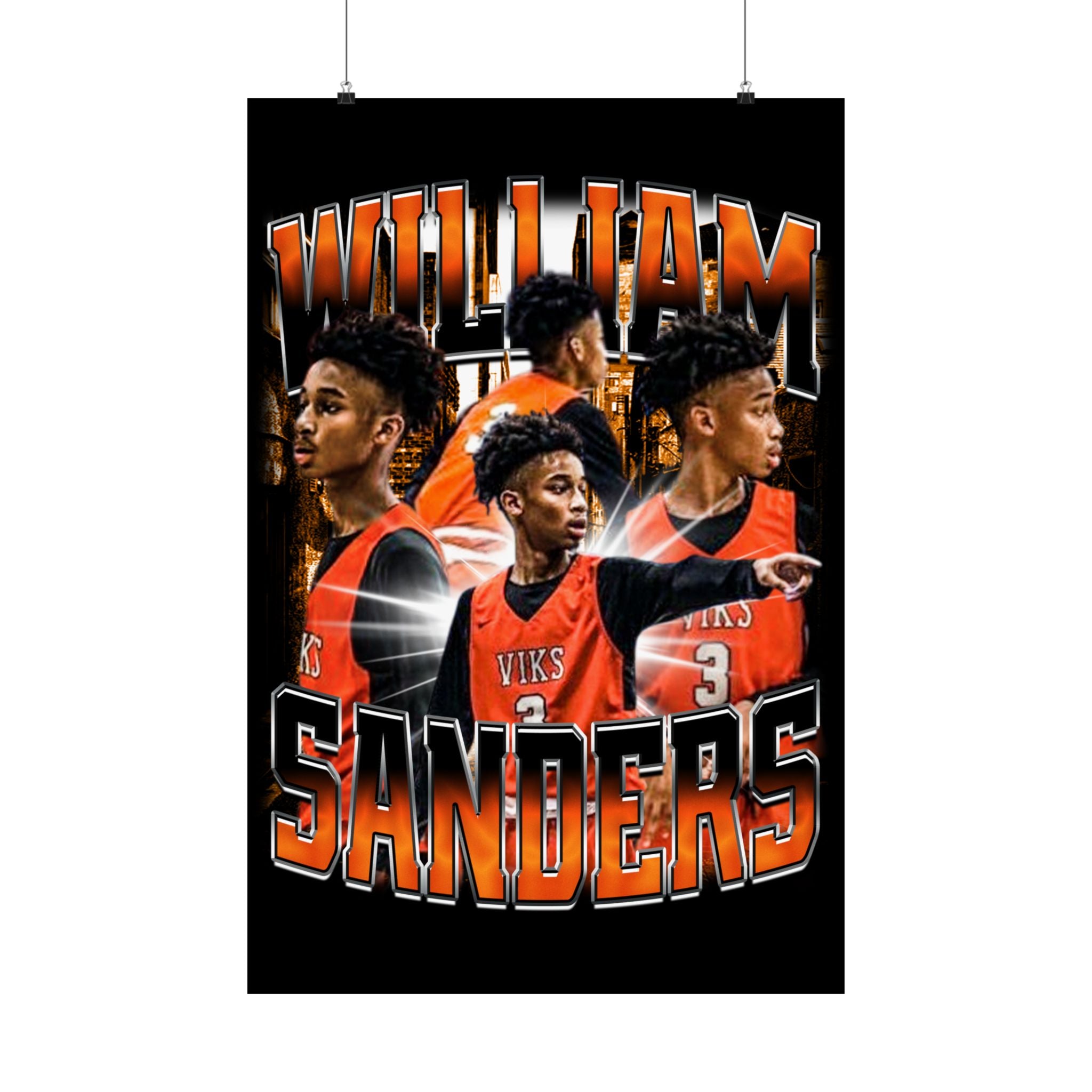 William Sanders Poster 24" x 36" – Hometown Hero