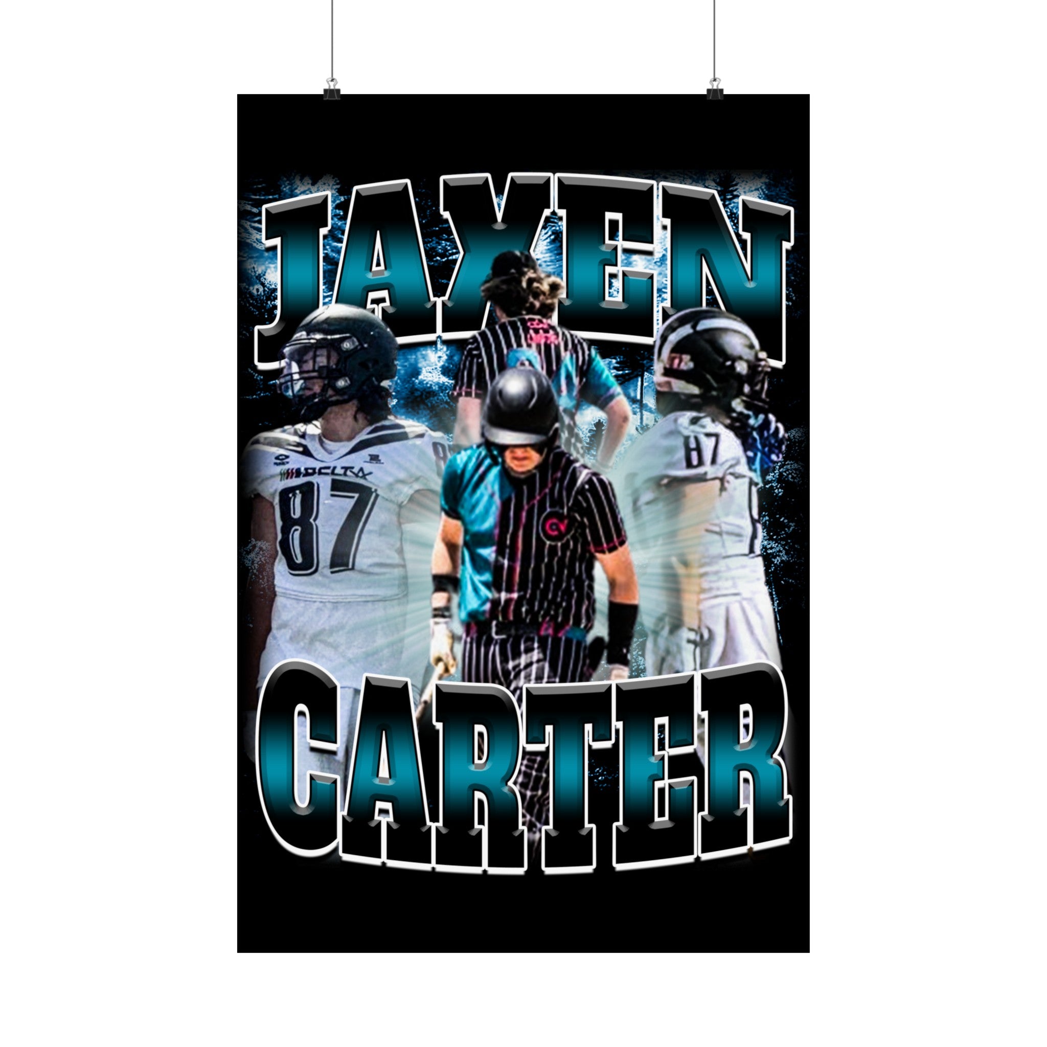 Jaxen Carter Poster 24" x 36" – Hometown Hero