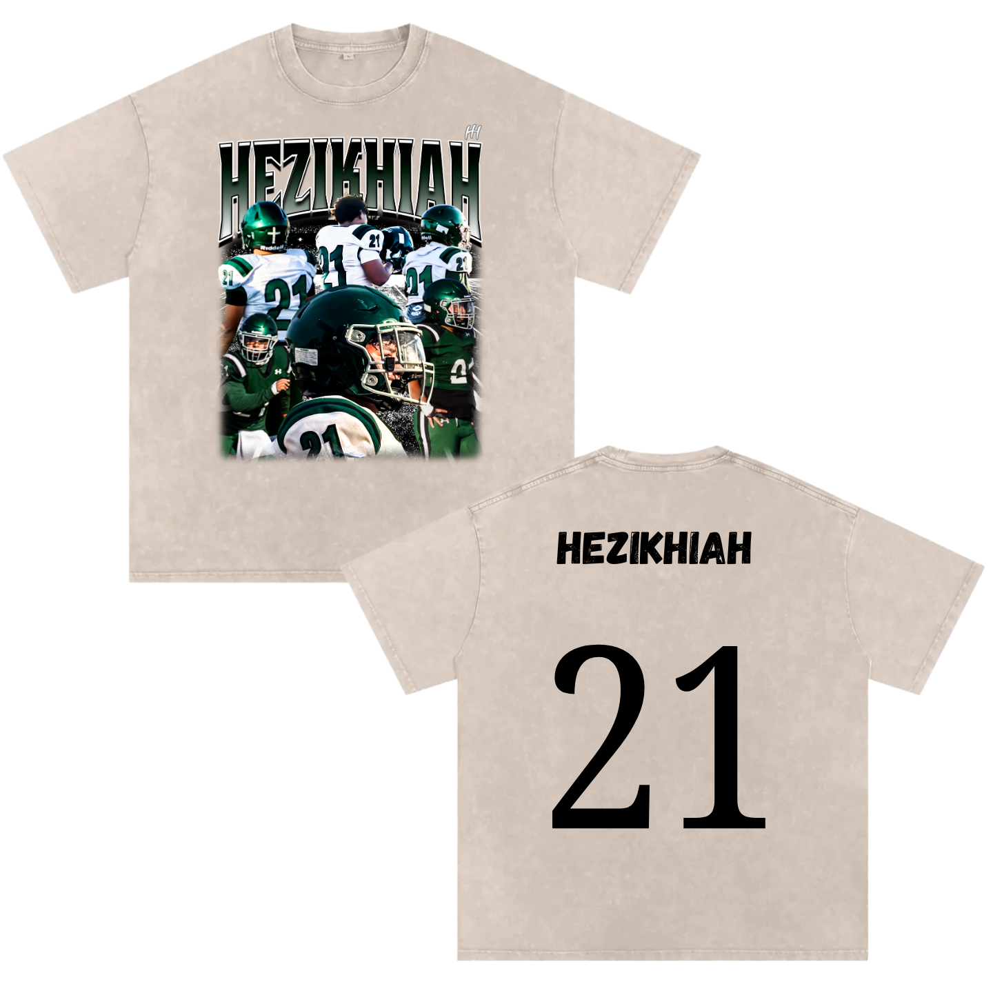 Hezikhiah Heavyweight Oversized T-shirt – Hometown Hero