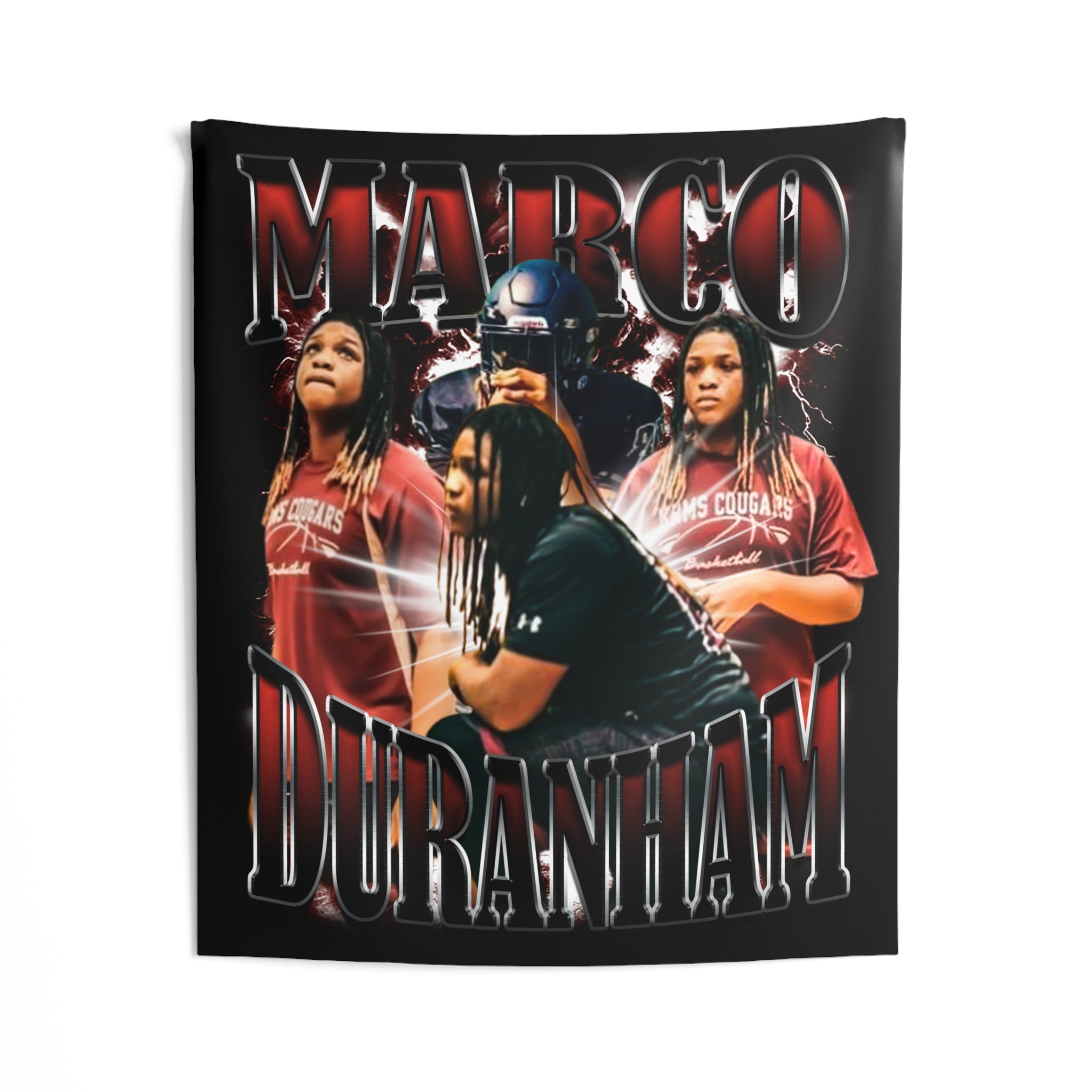 Marco Duranham Tapestry 50” x 60” – Hometown Hero