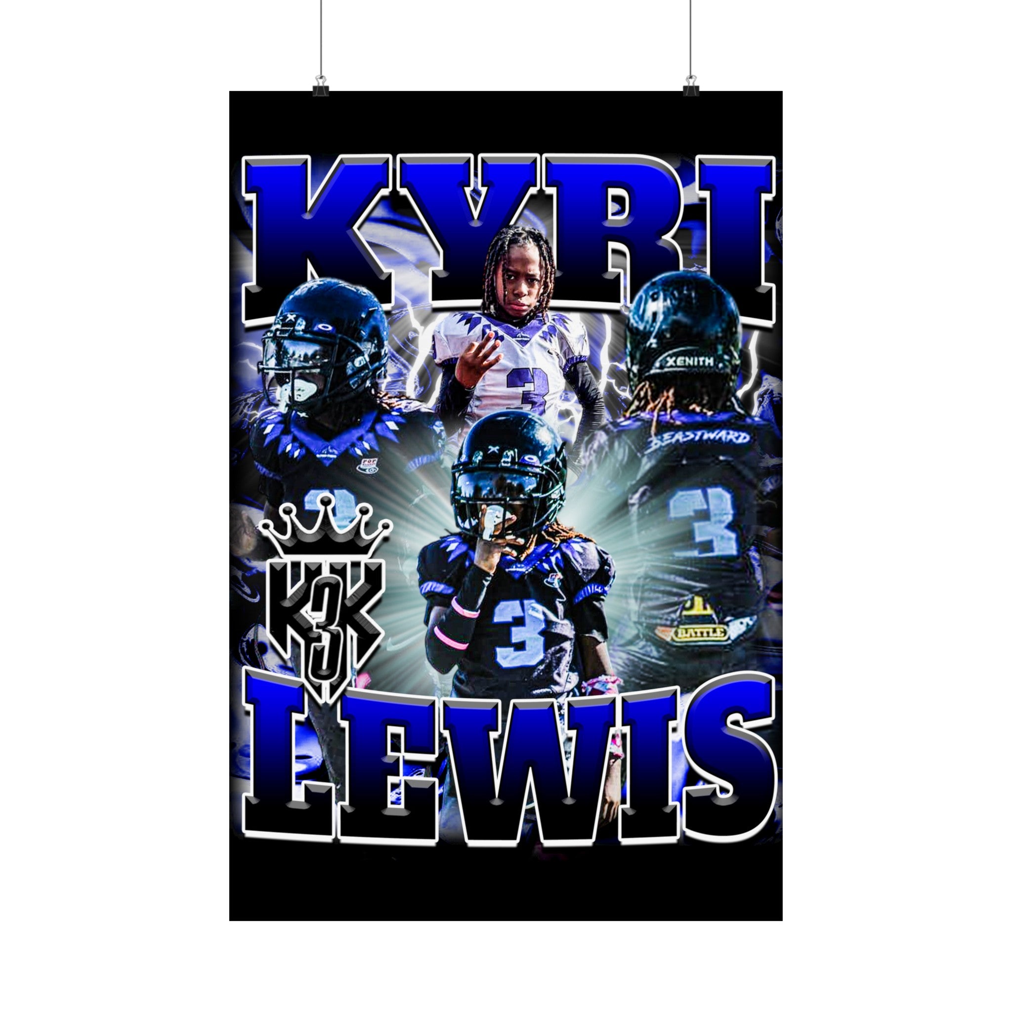 Kyri Lewis Poster 24" x 36" – Hometown Hero