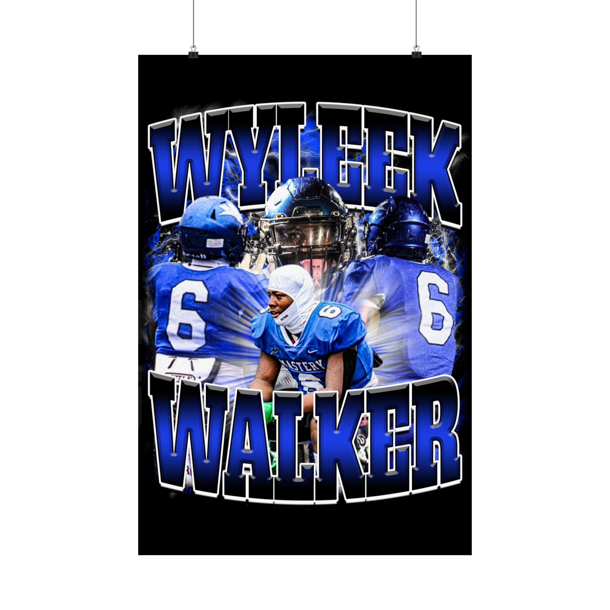Wyleek Walker Poster 24" x 36" – Hometown Hero