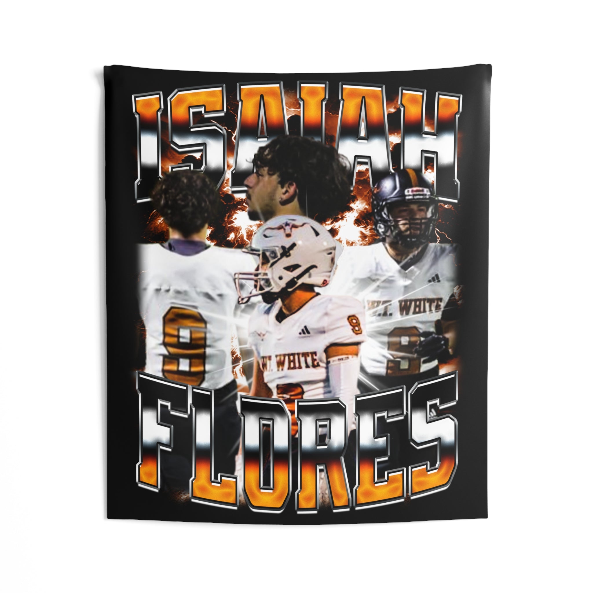 Isaiah Flores Tapestry 50” x 60” – Hometown Hero