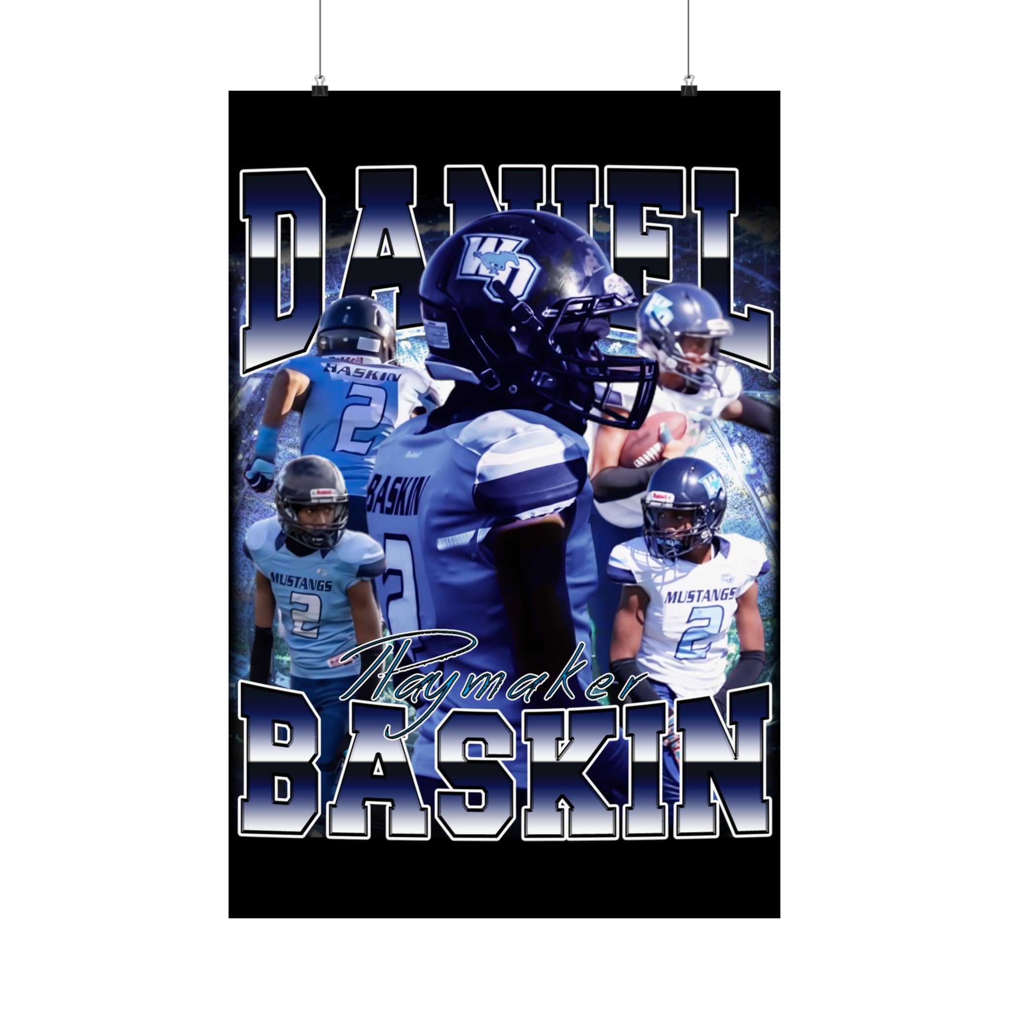 Daniel Baskin Poster 24" x 36" – Hometown Hero