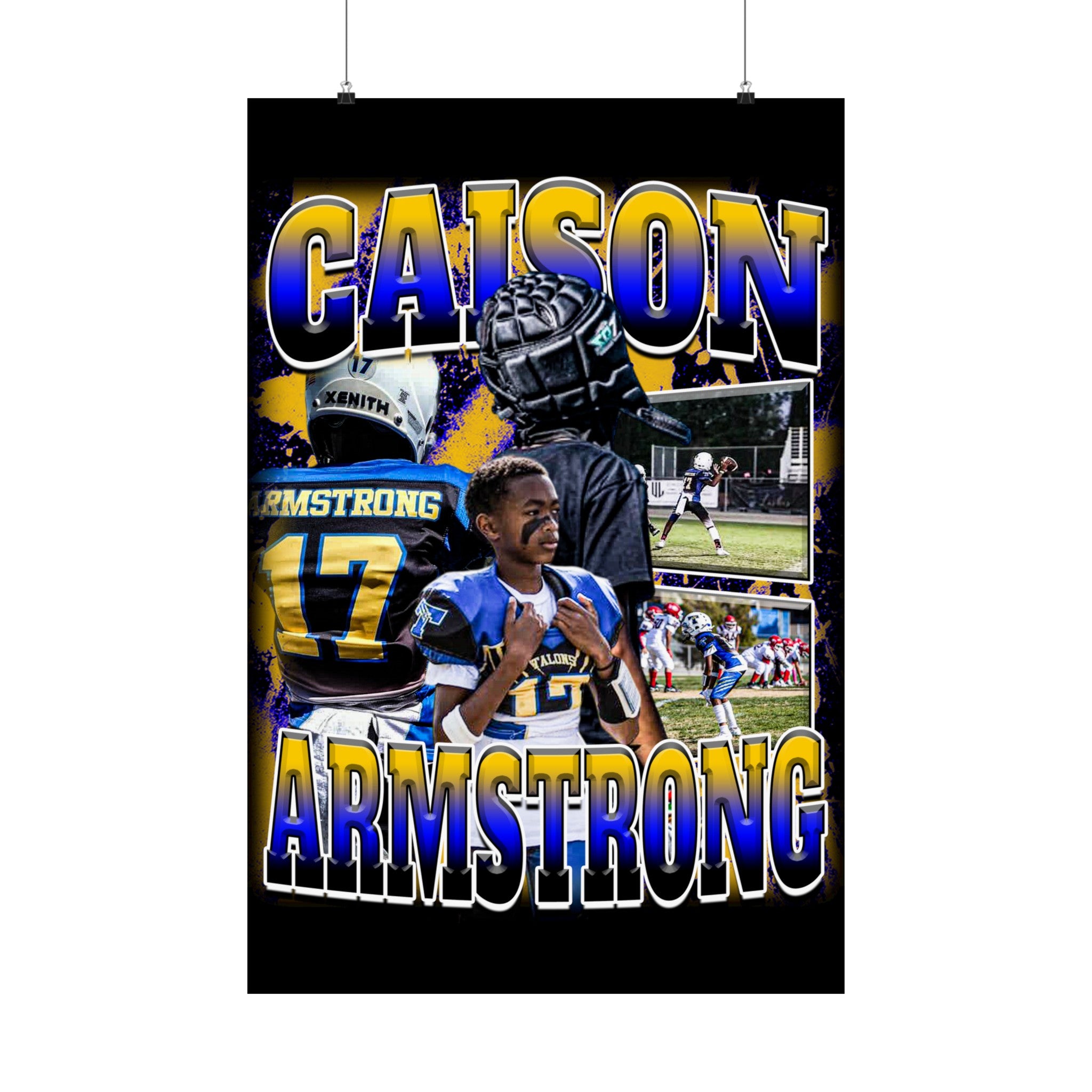 Caison Armstrong Poster 24" x 36" – Hometown Hero