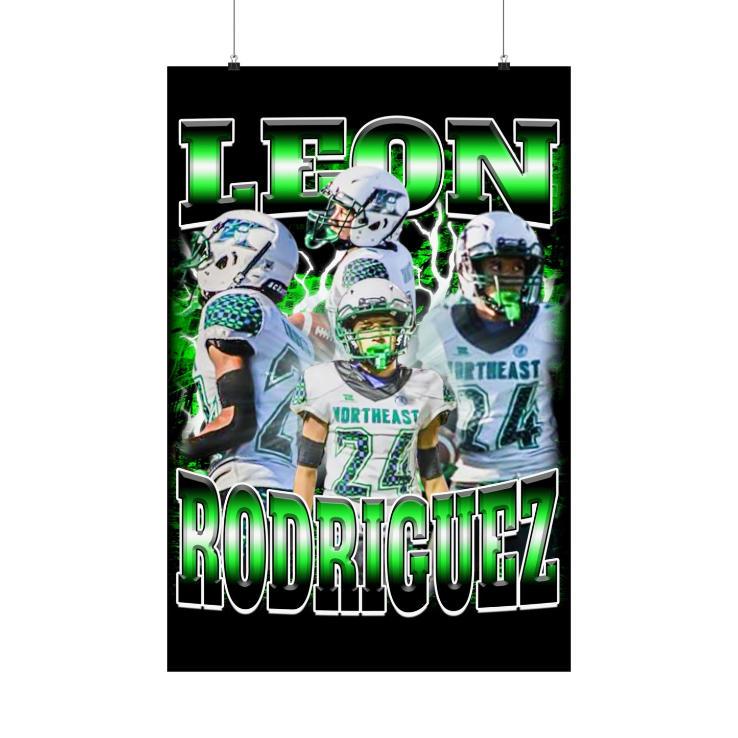Leon Rodriguez Poster 24" x 36" – Hometown Hero