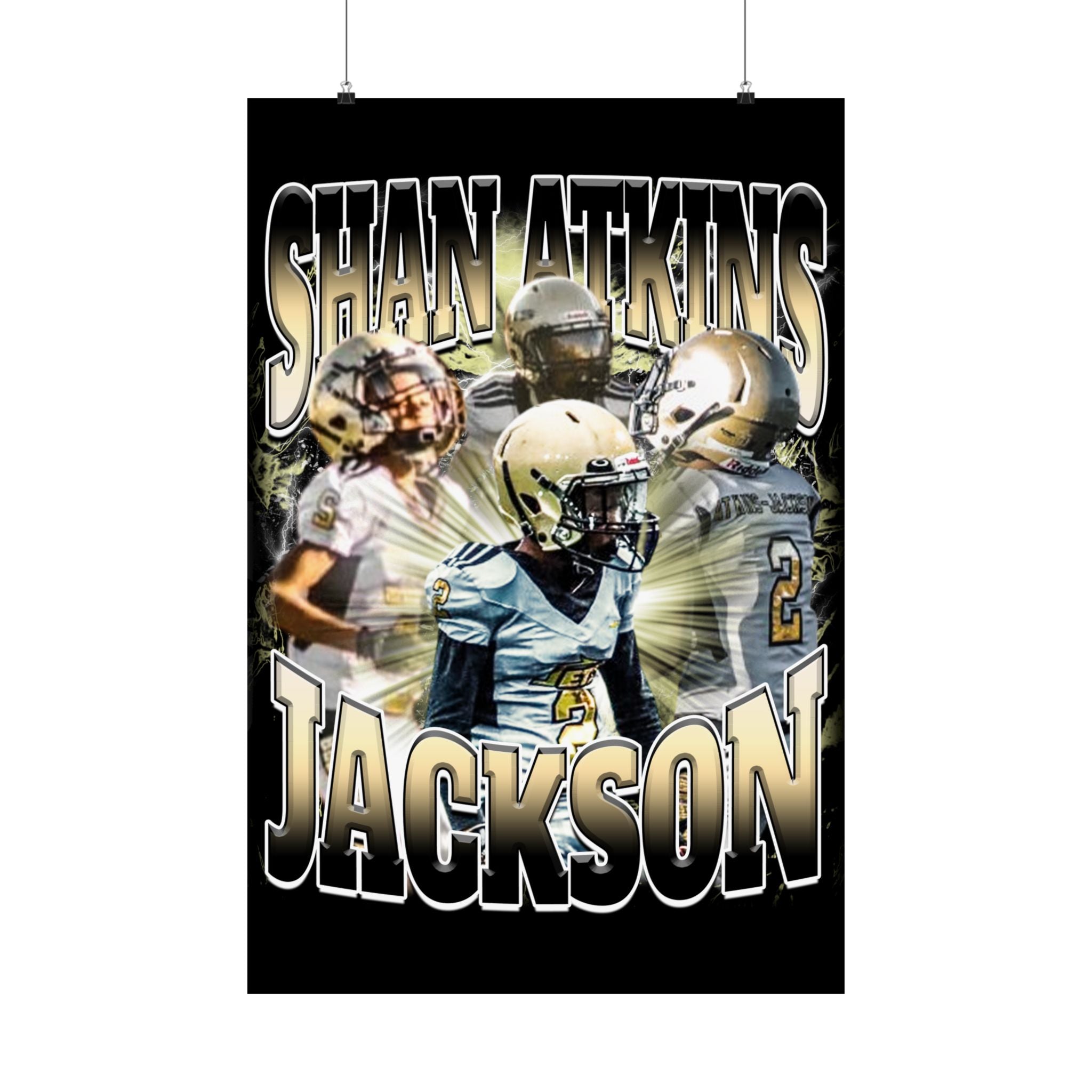 Shan Atkins Jackson Poster 24" x 36" – Hometown Hero