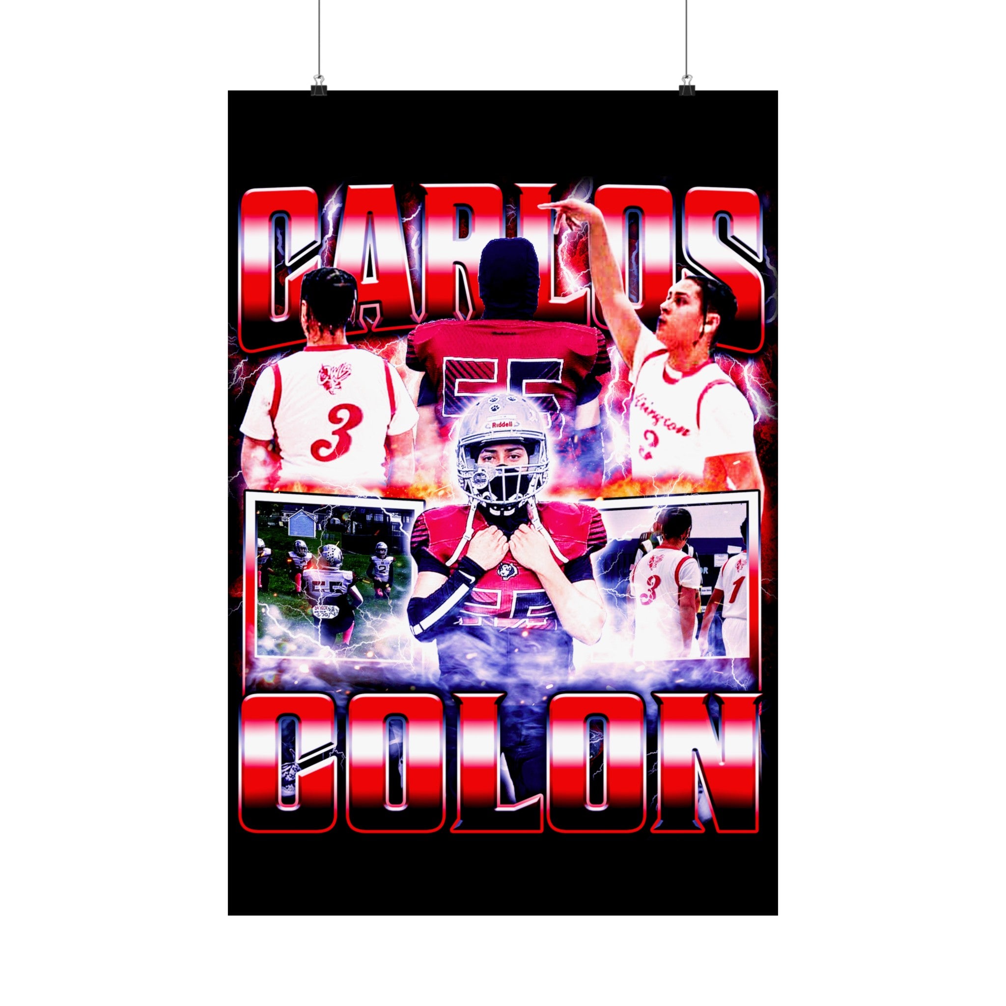 Carlos Colon Poster 24" x 36" – Hometown Hero
