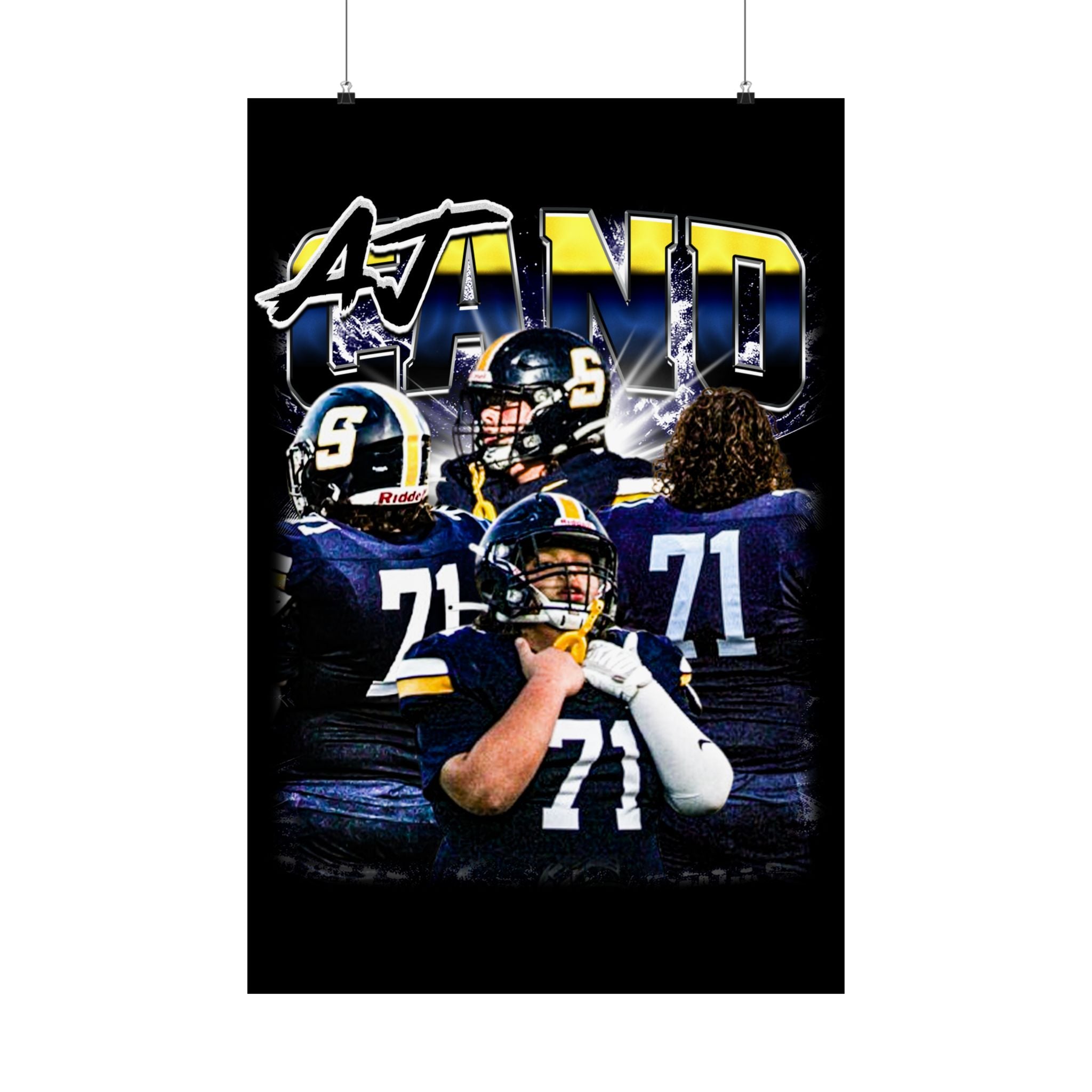 Aj Cano Poster 24" x 36" – Hometown Hero