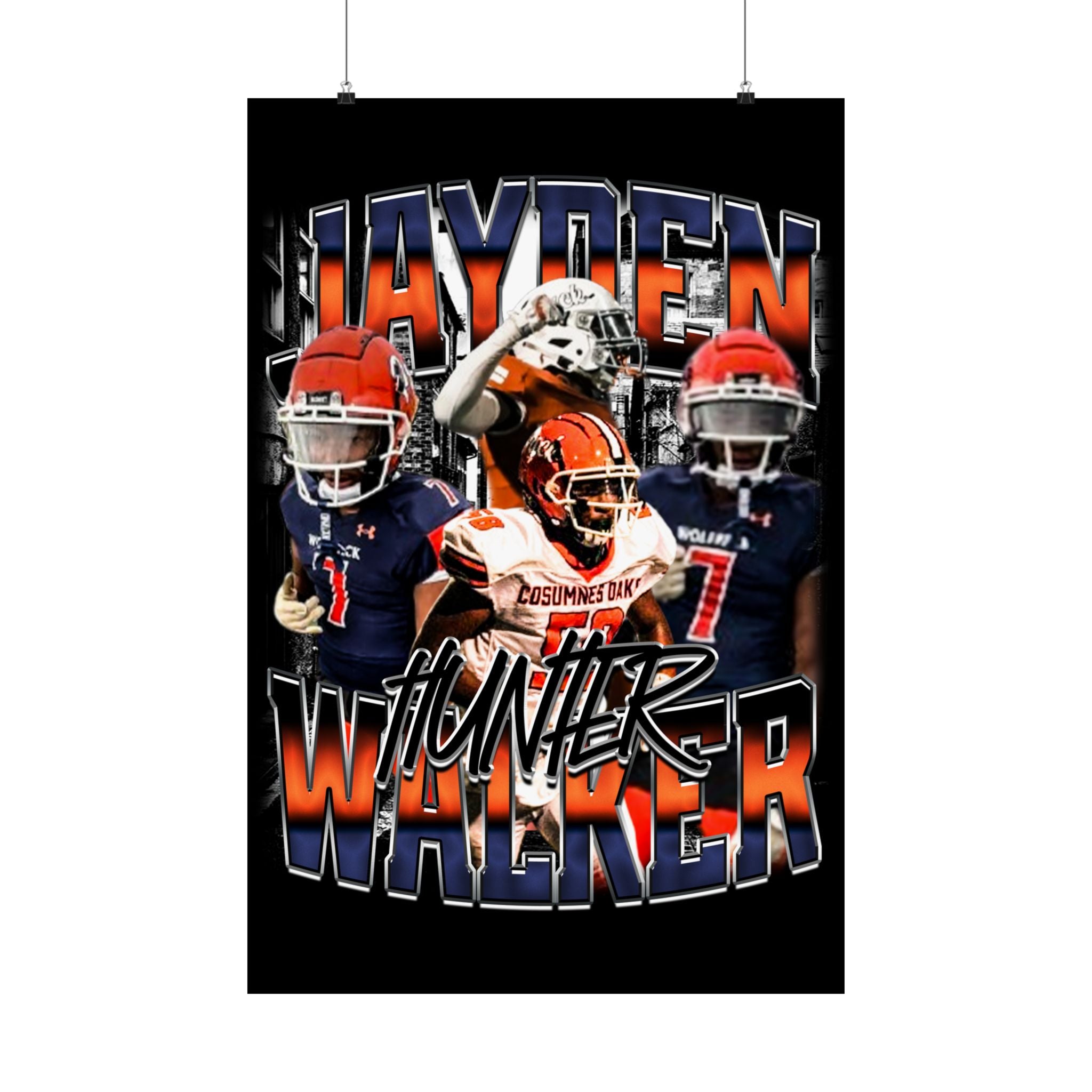 Jayden Hunter Walker Poster 24" x 36" – Hometown Hero