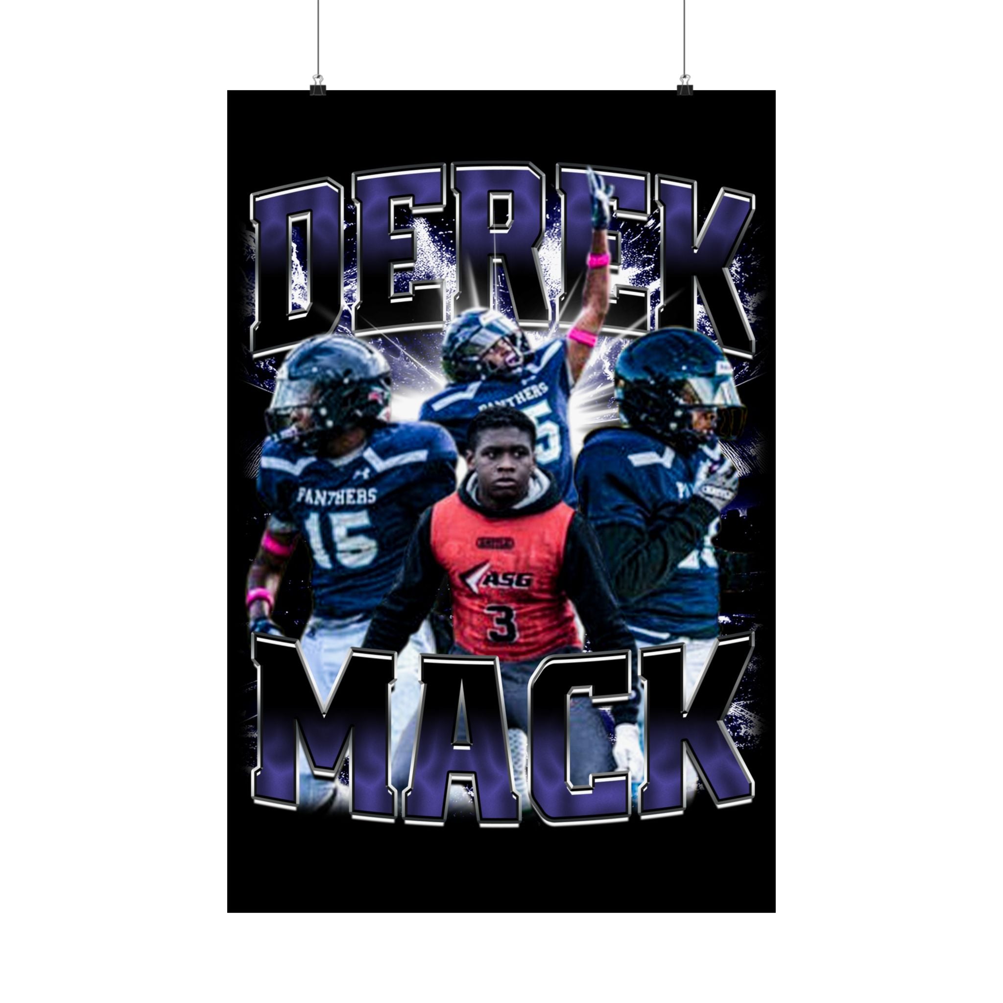 Derek Mack Poster 24" x 36" – Hometown Hero