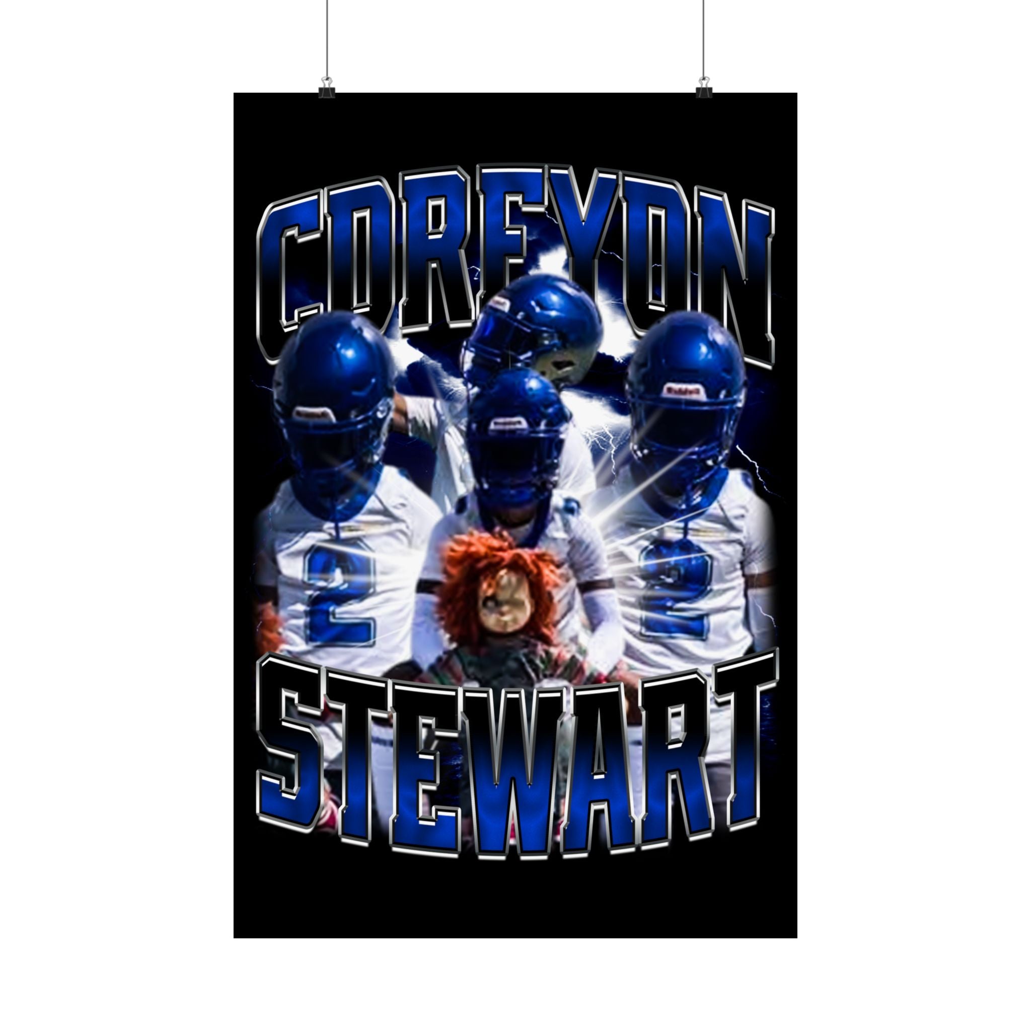 Coreyon Stewart Poster 24" x 36" – Hometown Hero