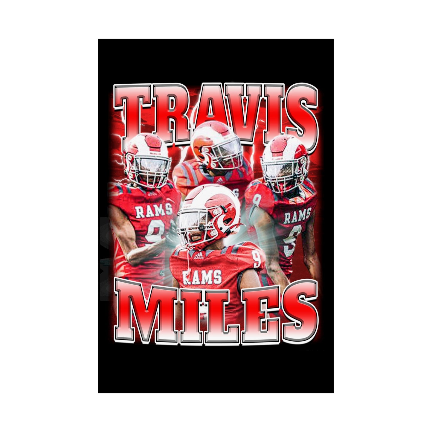 Travis Miles Poster 24" x 36" – Hometown Hero