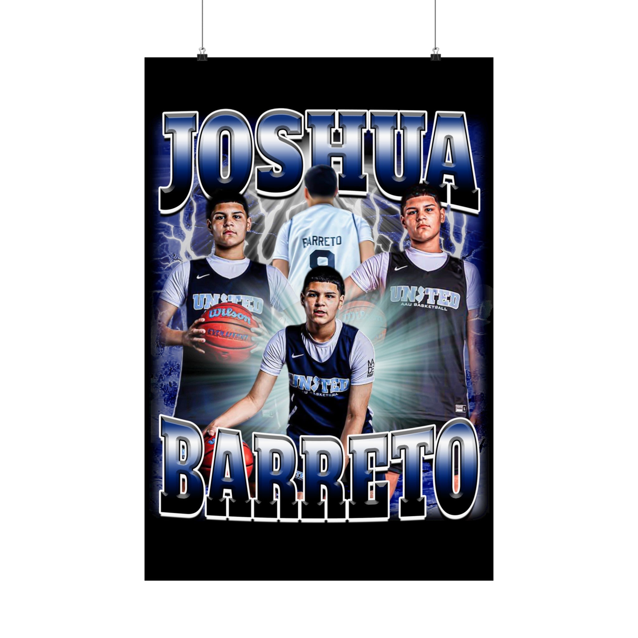 Joshua Barreto Poster 24" x 36" – Hometown Hero