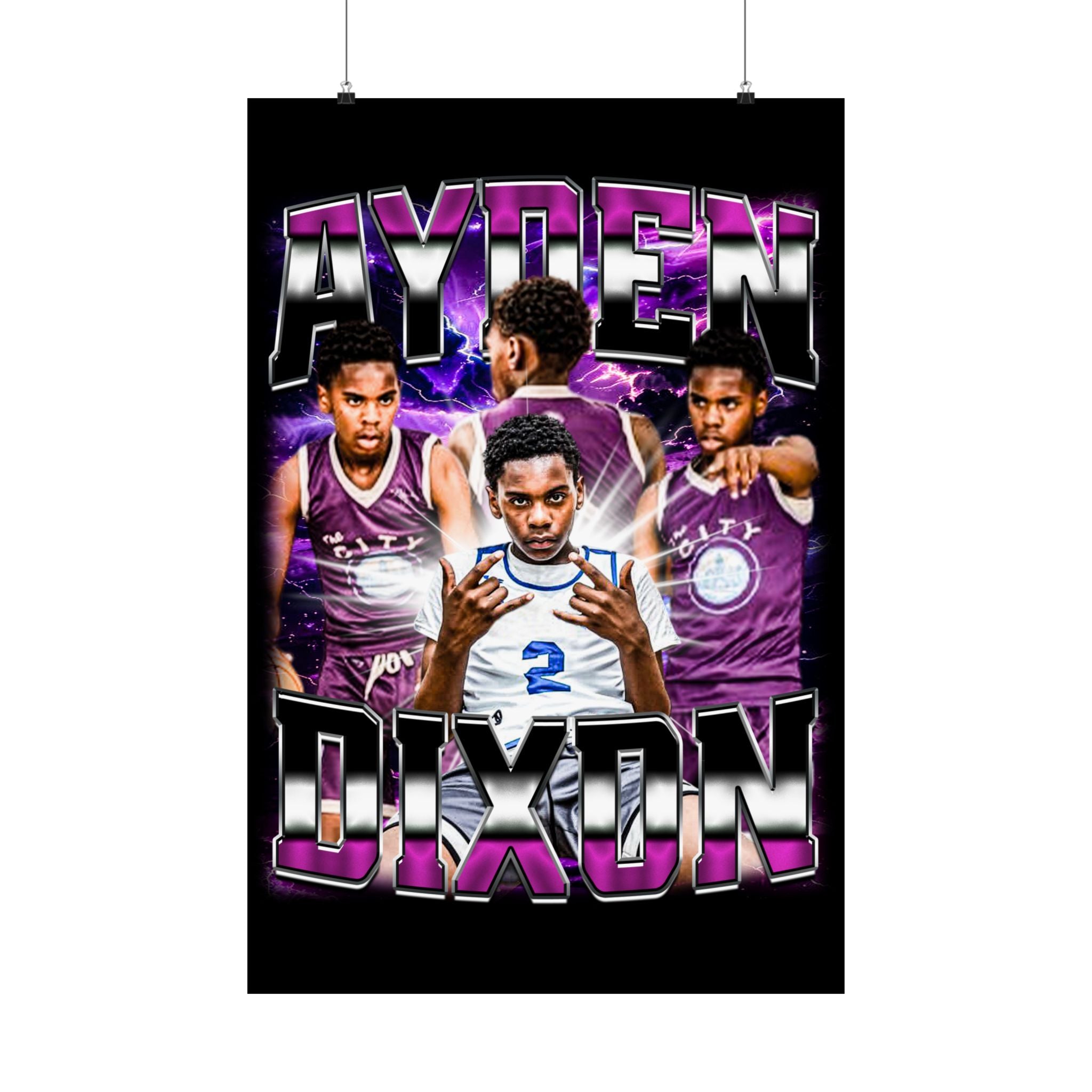 Ayden Dixon Poster 24" x 36" – Hometown Hero