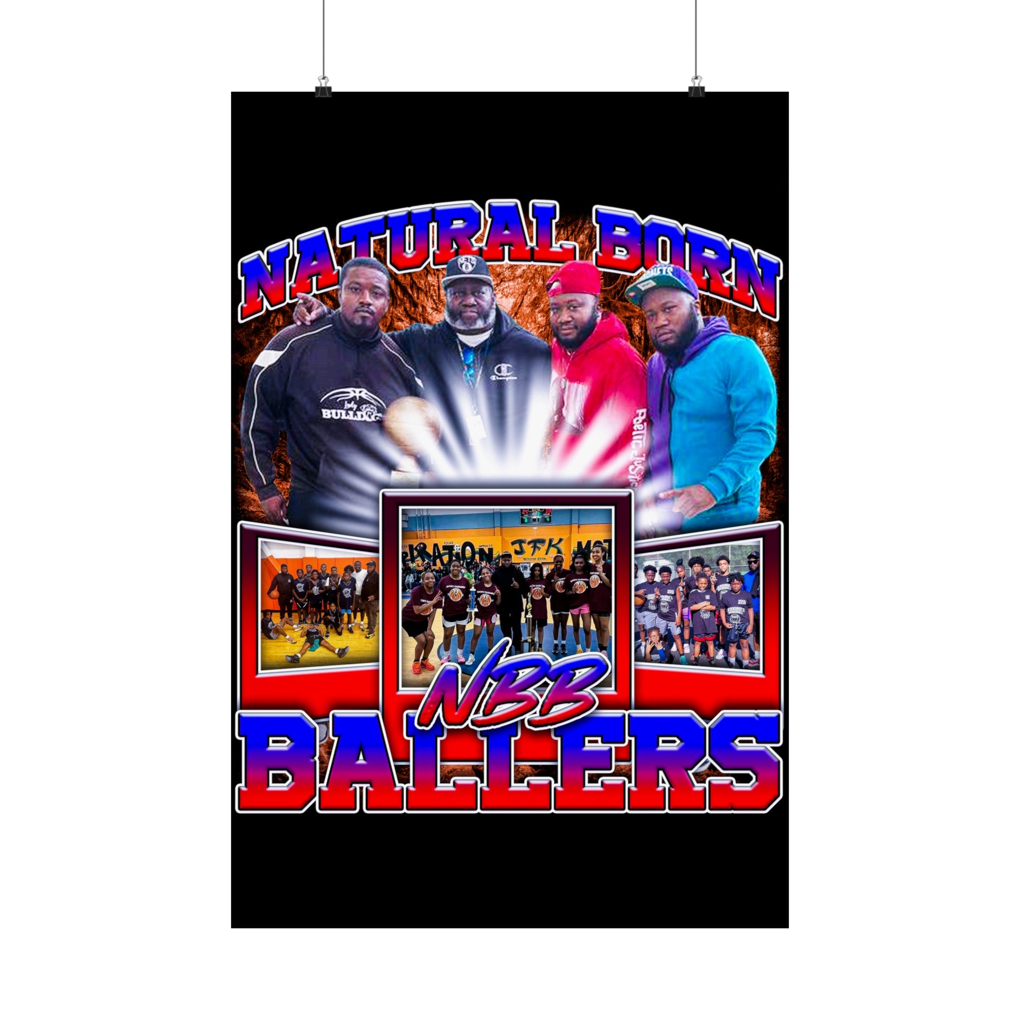 Natural Born Ballers Poster 24" x 36" – Hometown Hero