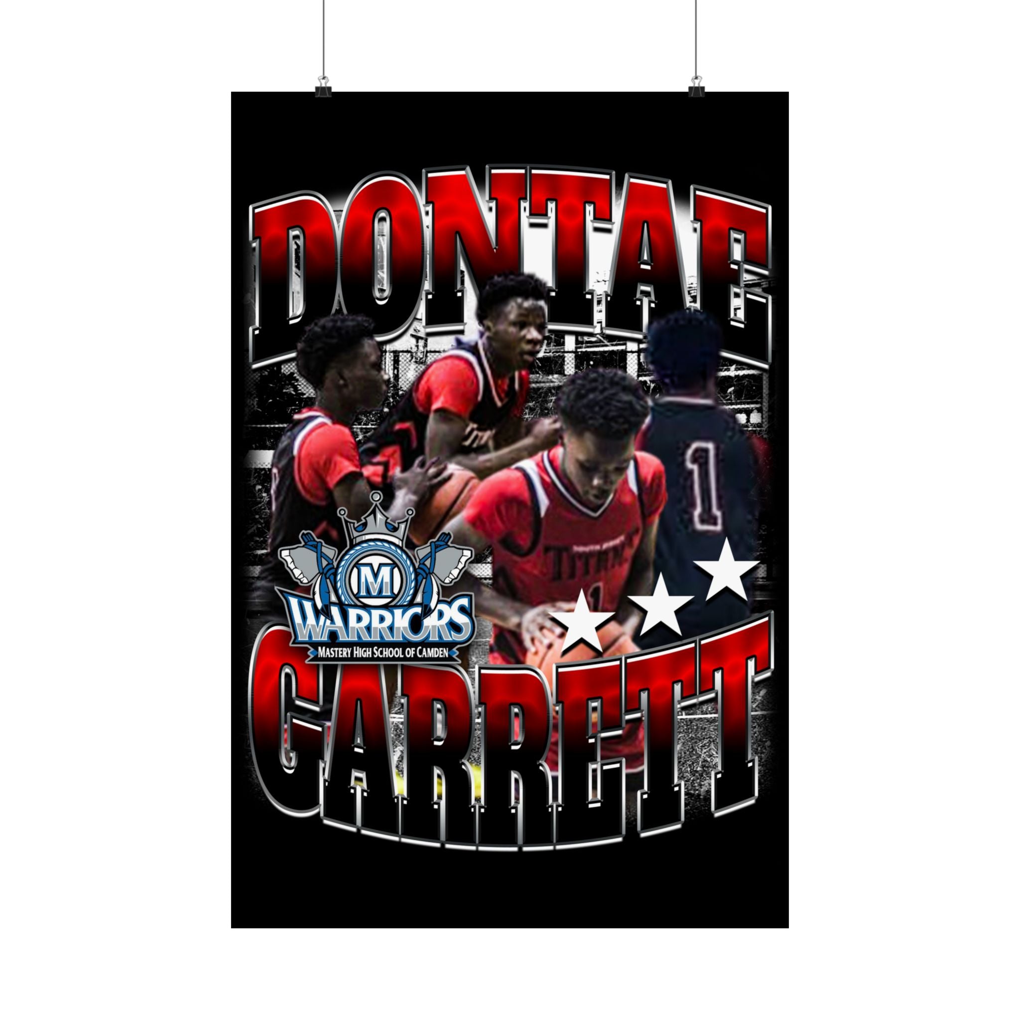 Dontae Garrett Poster 24" x 36" – Hometown Hero