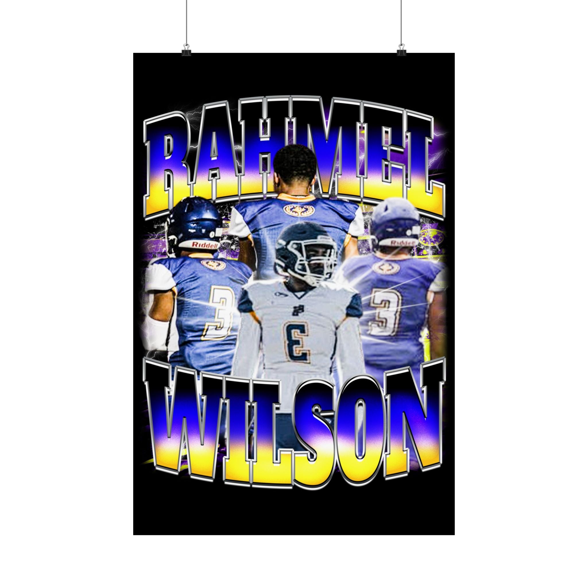 Rahmel Wilson Poster 24" x 36" – Hometown Hero