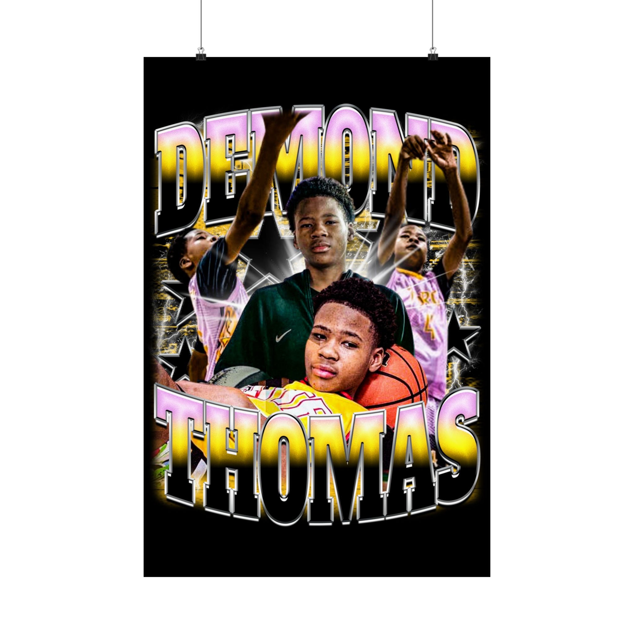 Demond Thomas Poster 24" x 36" – Hometown Hero