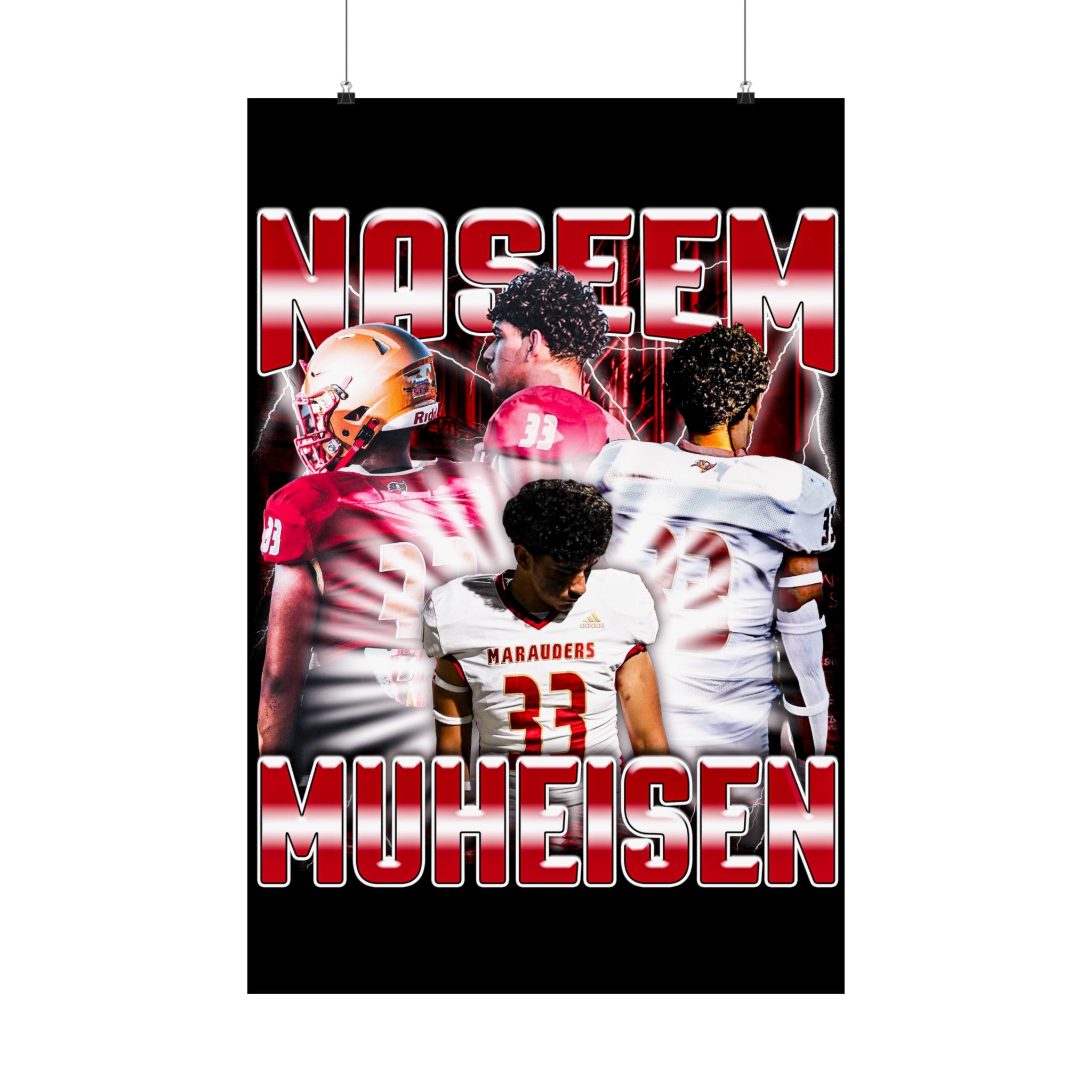 Naseem Muheisen Poster 24" x 36" – Hometown Hero